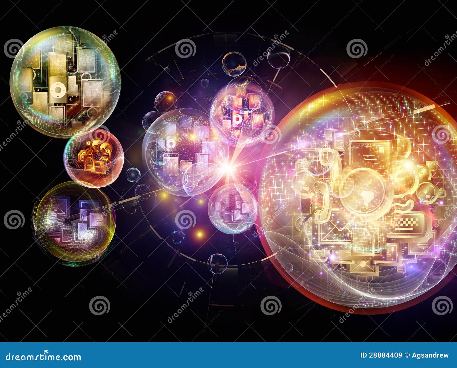 Diversity of Information stock illustration. Illustration of ...