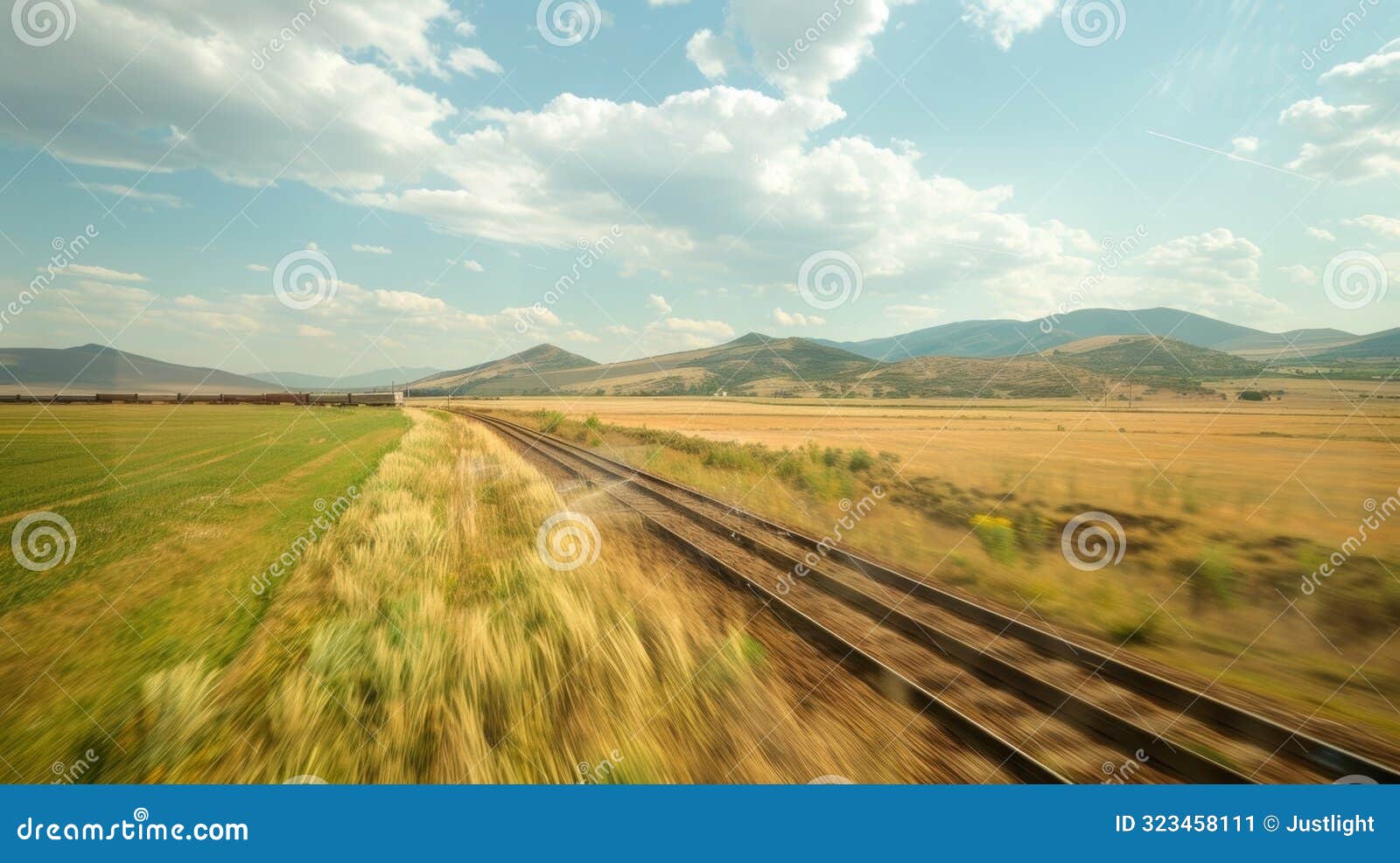The Diversity of Landscapes Seen from the Train Depicted the Vast ...