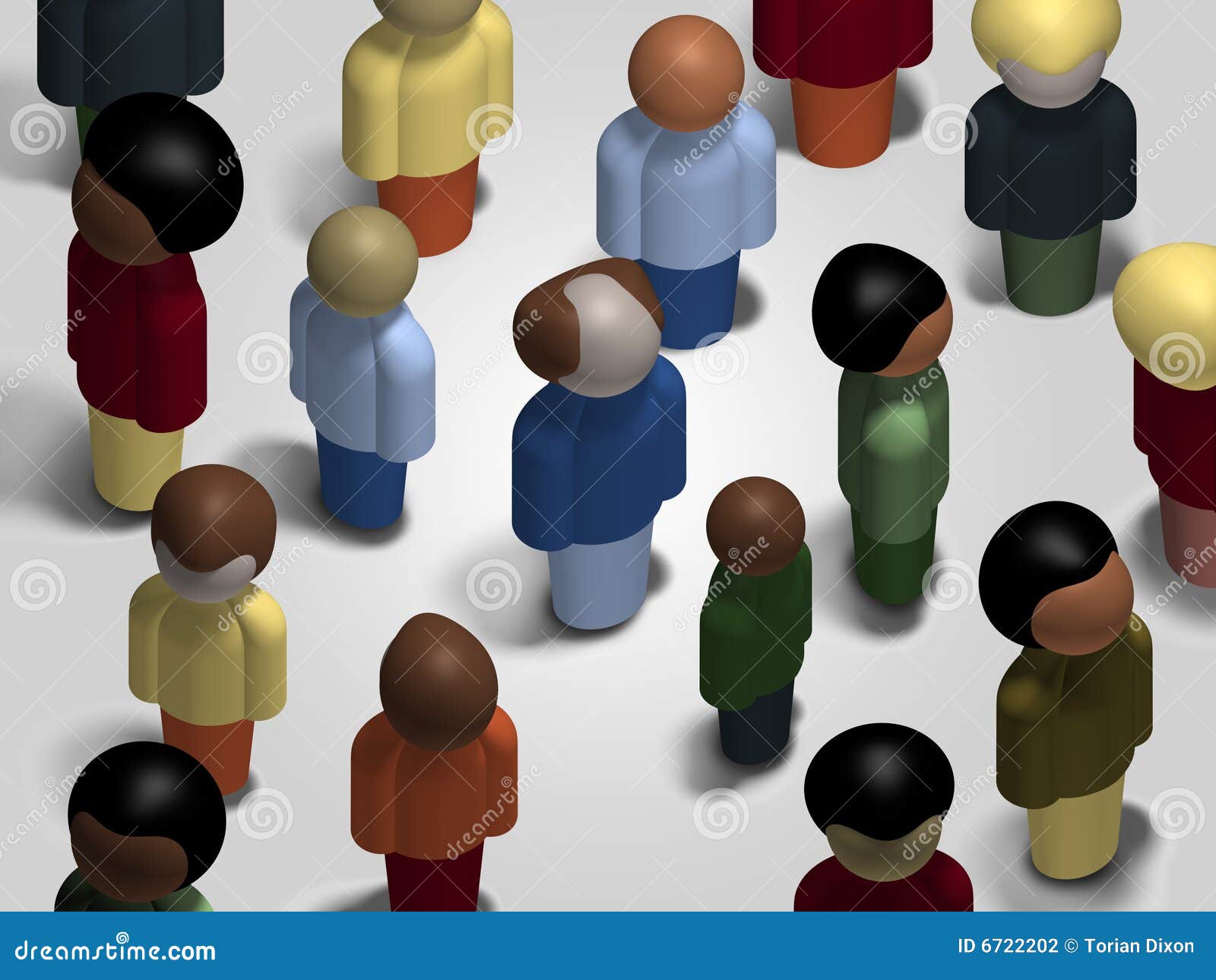 Diversity Mingling stock illustration. Illustration of aerial - 6722202