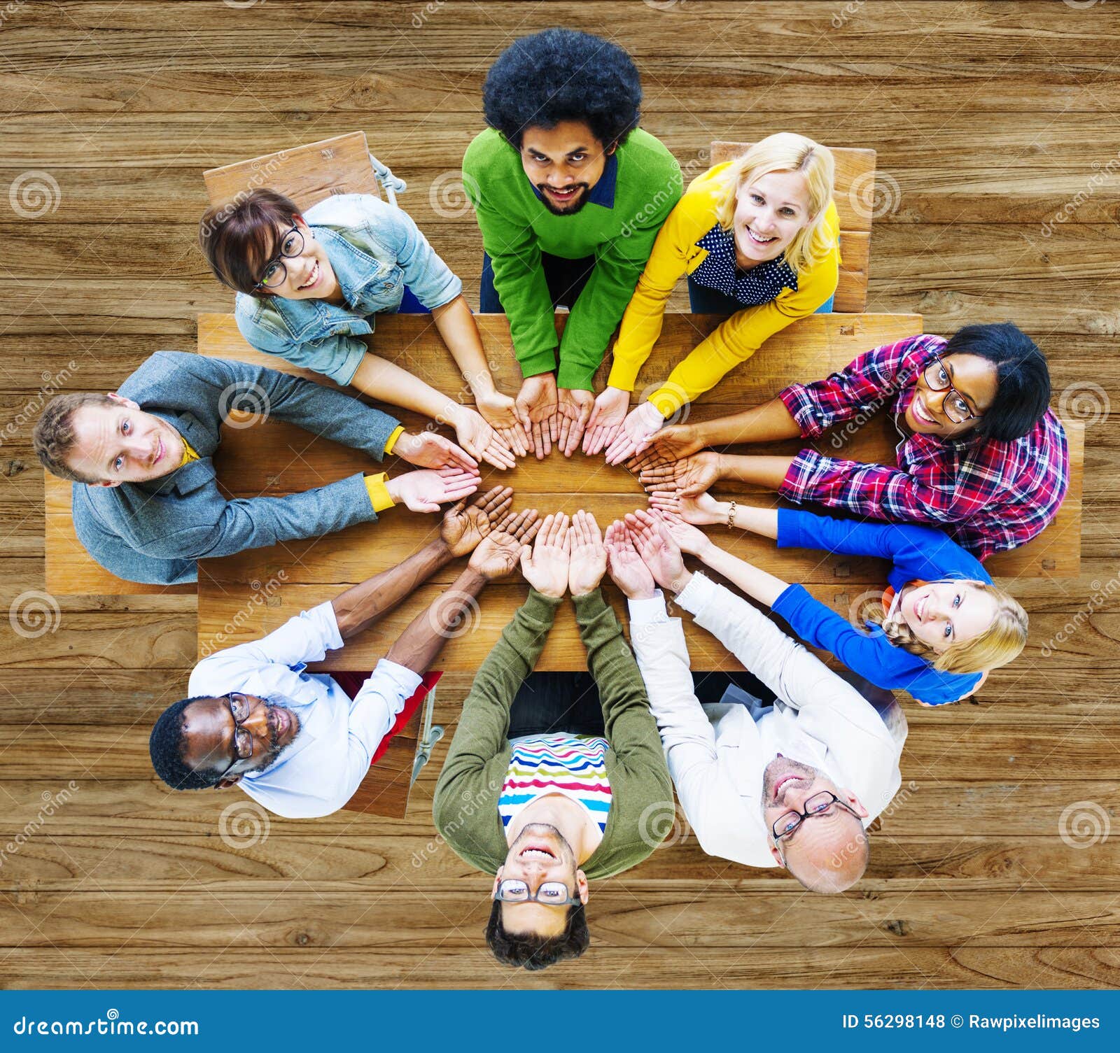 Diversity People Charity Giving Lend Unity Group Concept Stock Photo ...