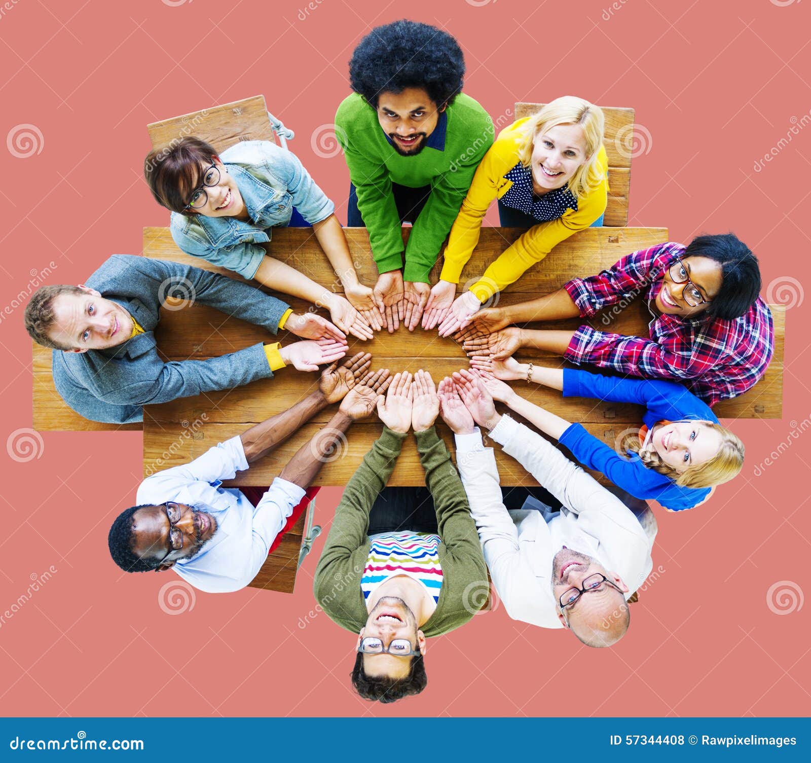 Diversity People Charity Giving Lend Unity Group Concept Stock Photo ...