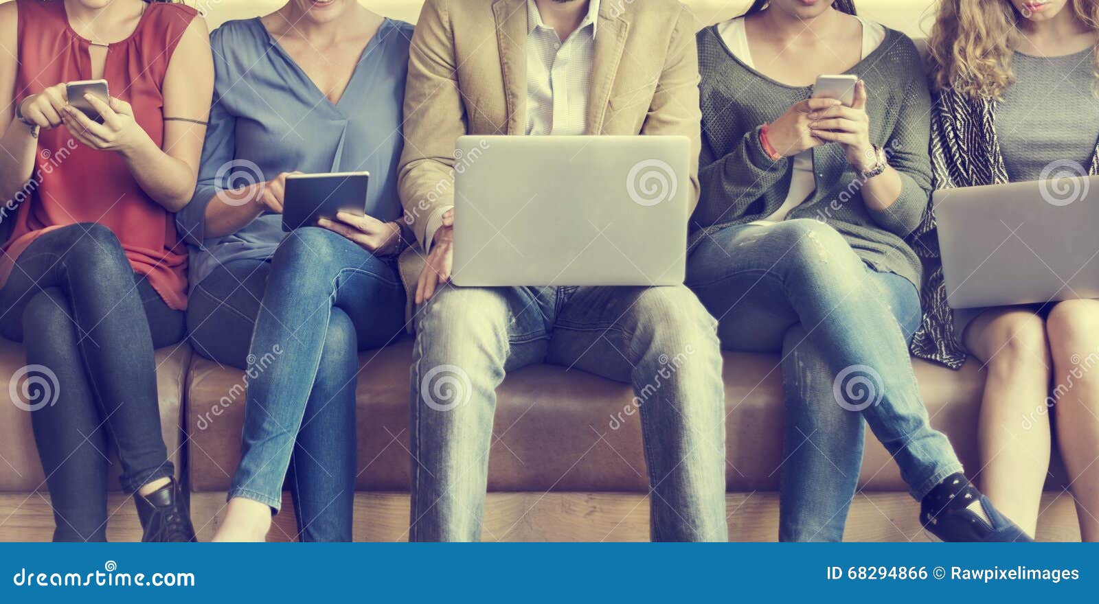 Diversity People Connection Digital Devices Browsing Concept Stock ...