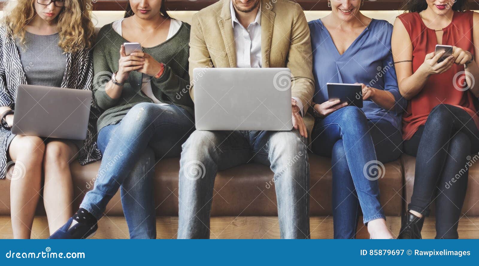Diversity People Connection Digital Devices Browsing Concept Stock ...