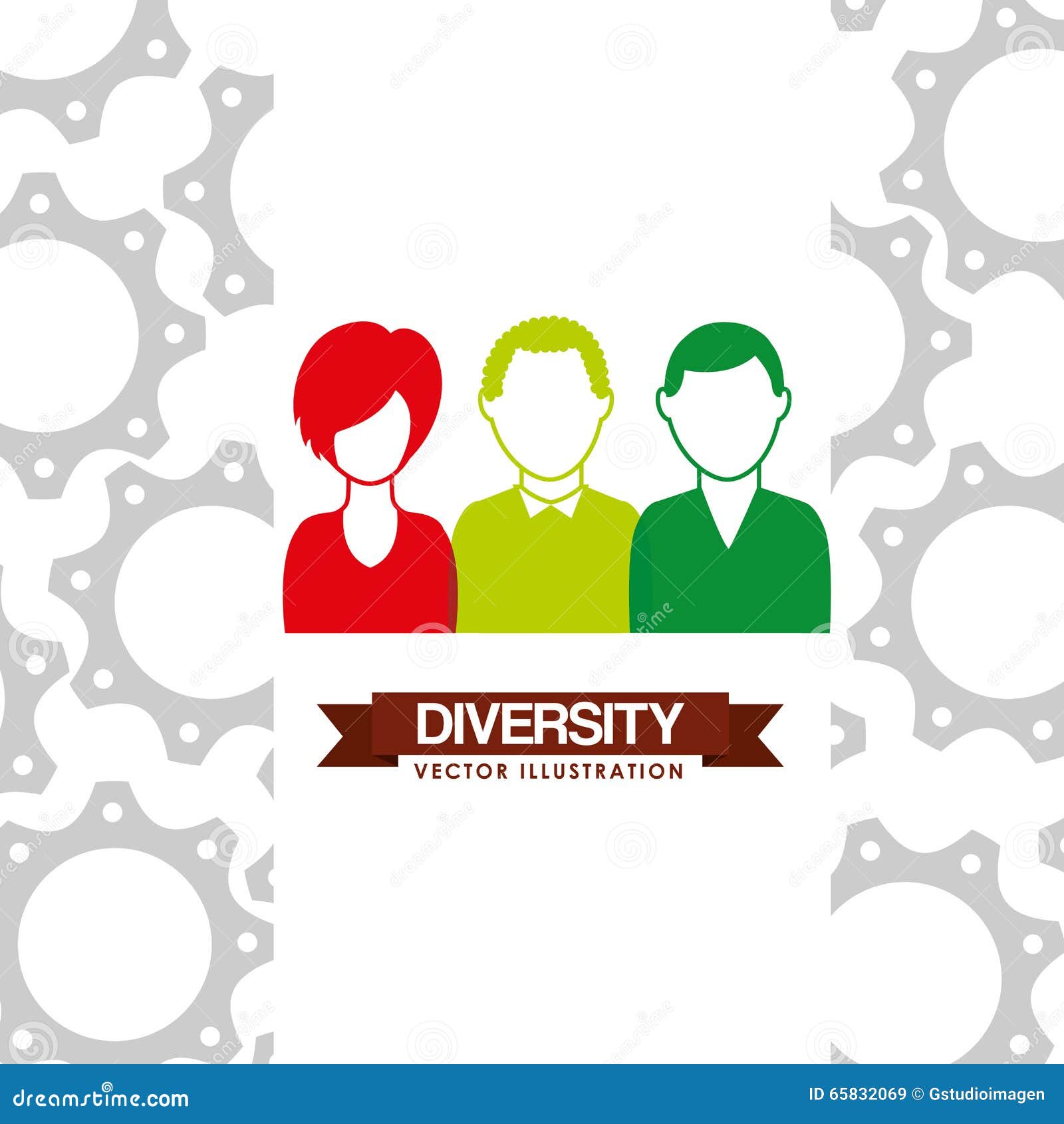 Diversity people design stock vector. Illustration of gender - 65832069