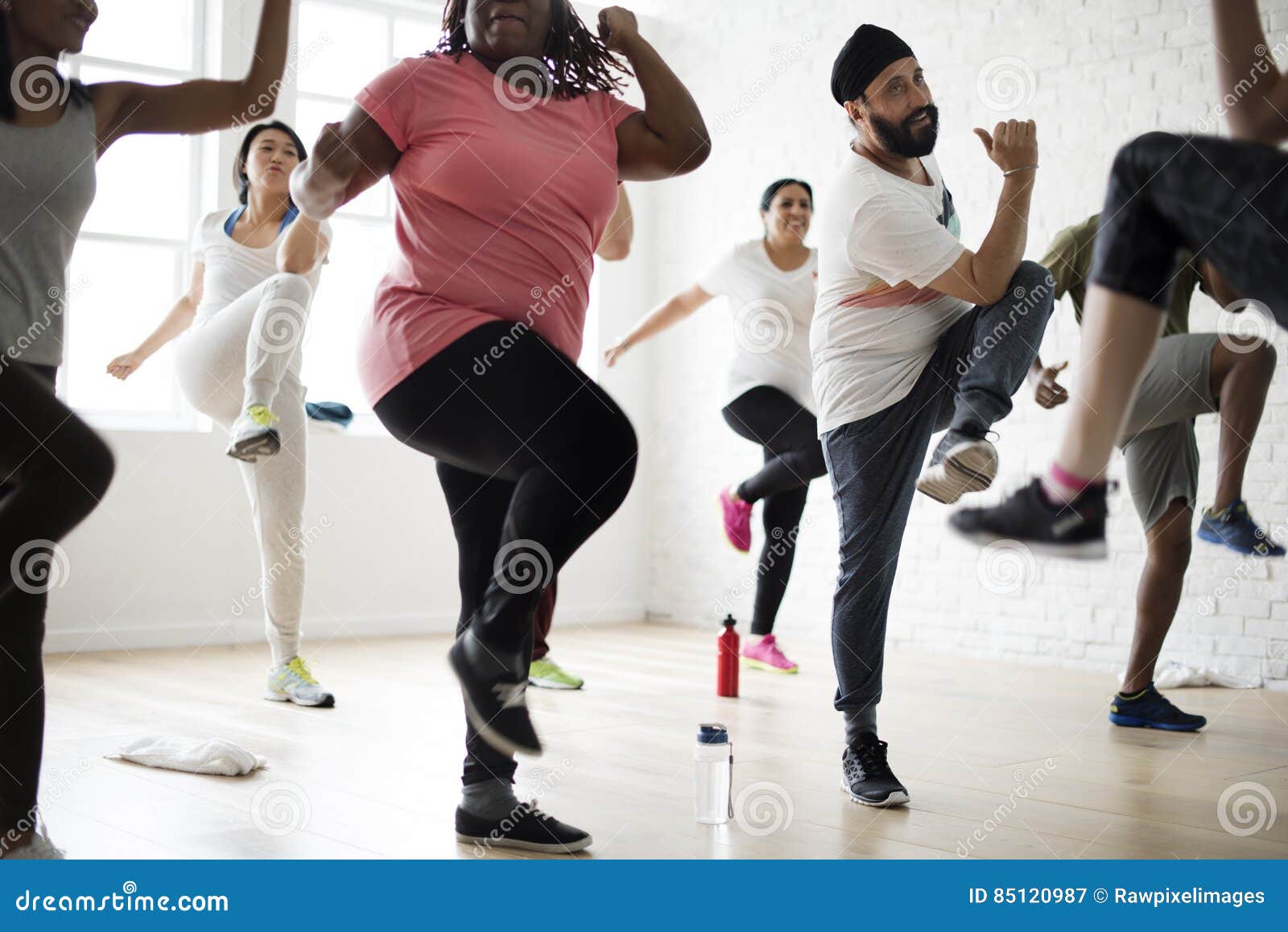 Diversity People Exercise Class Relax Concept Stock Image - Image of ...
