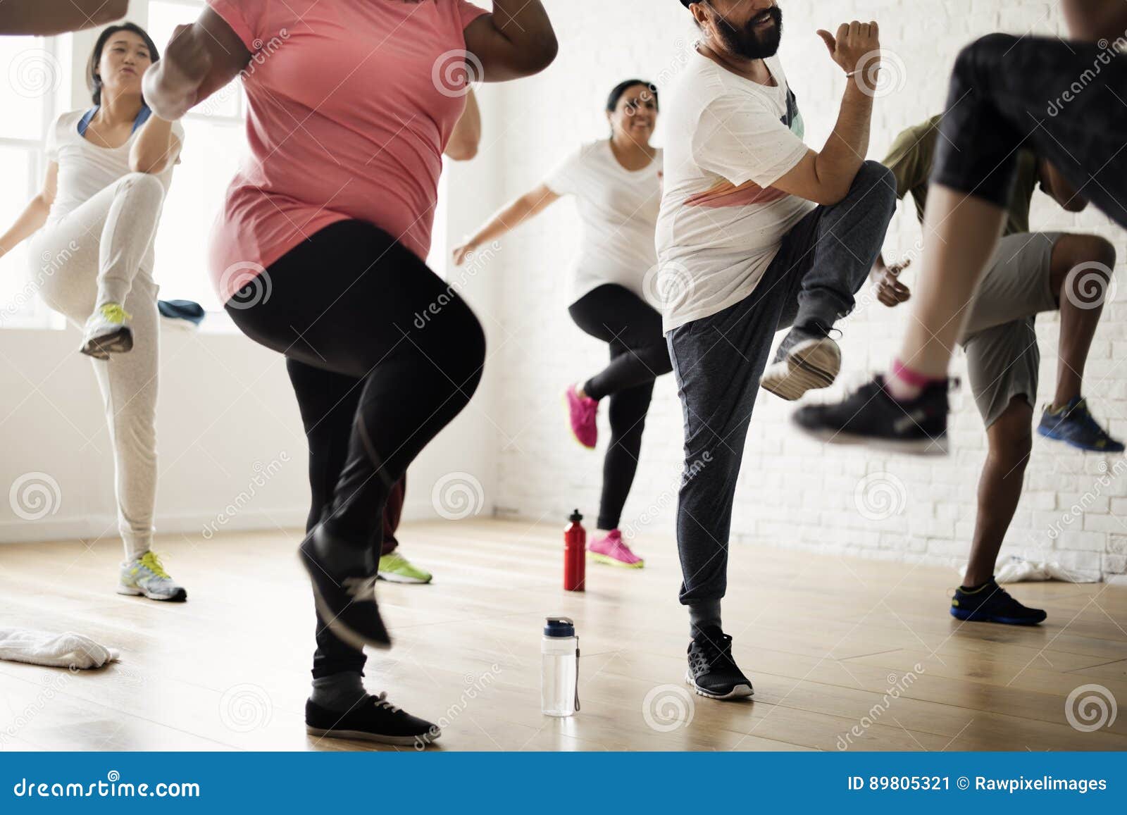 Diversity People Exercise Class Relax Concept Stock Image - Image of ...