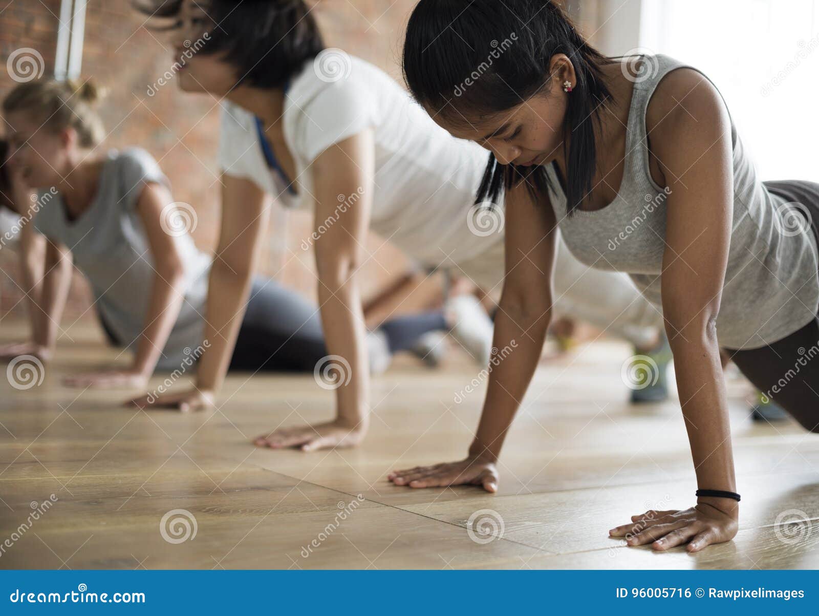 Diversity People Exercise Class Relax Concept Stock Photo - Image of ...