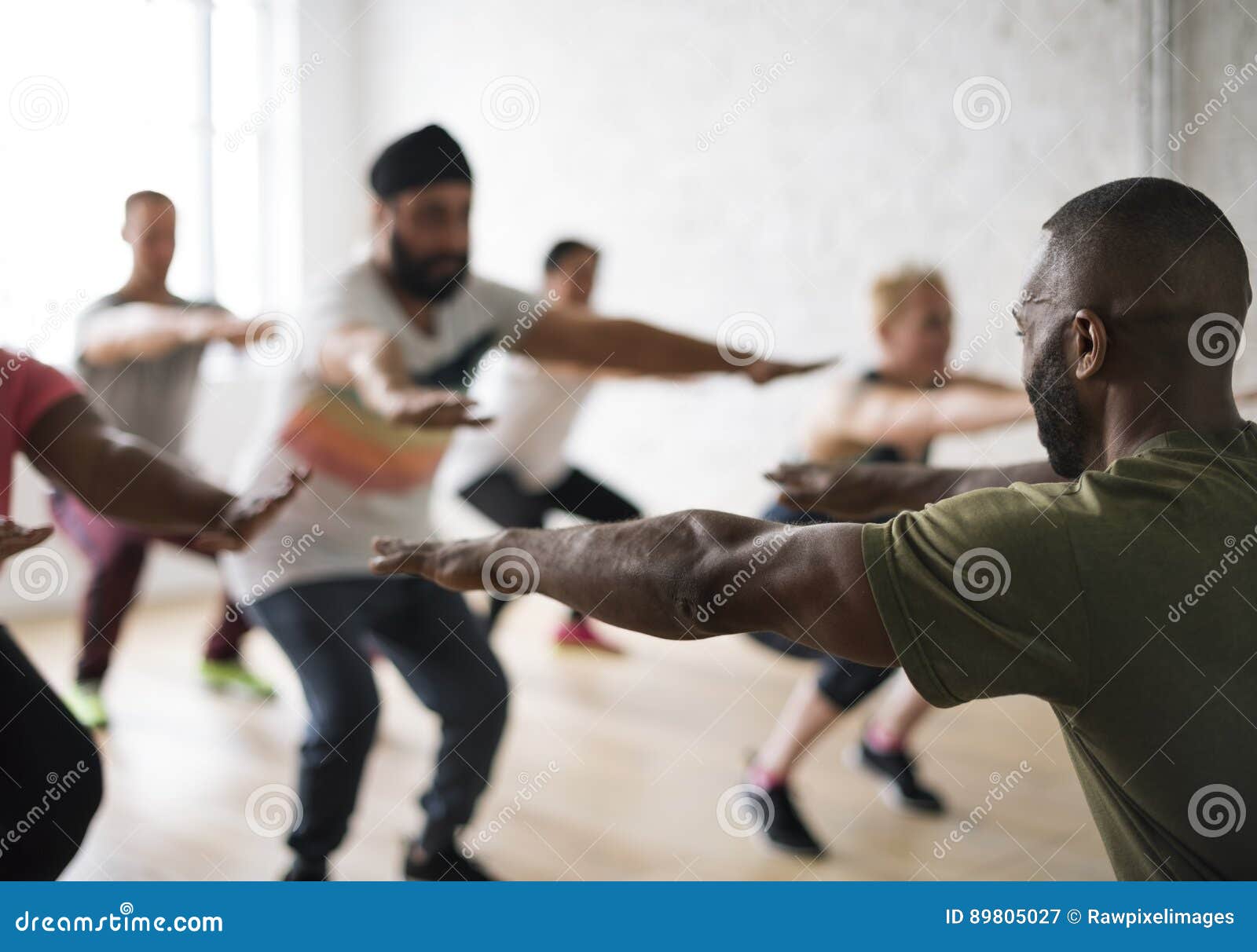 Diversity People Exercise Class Relax Concept Stock Image - Image of ...