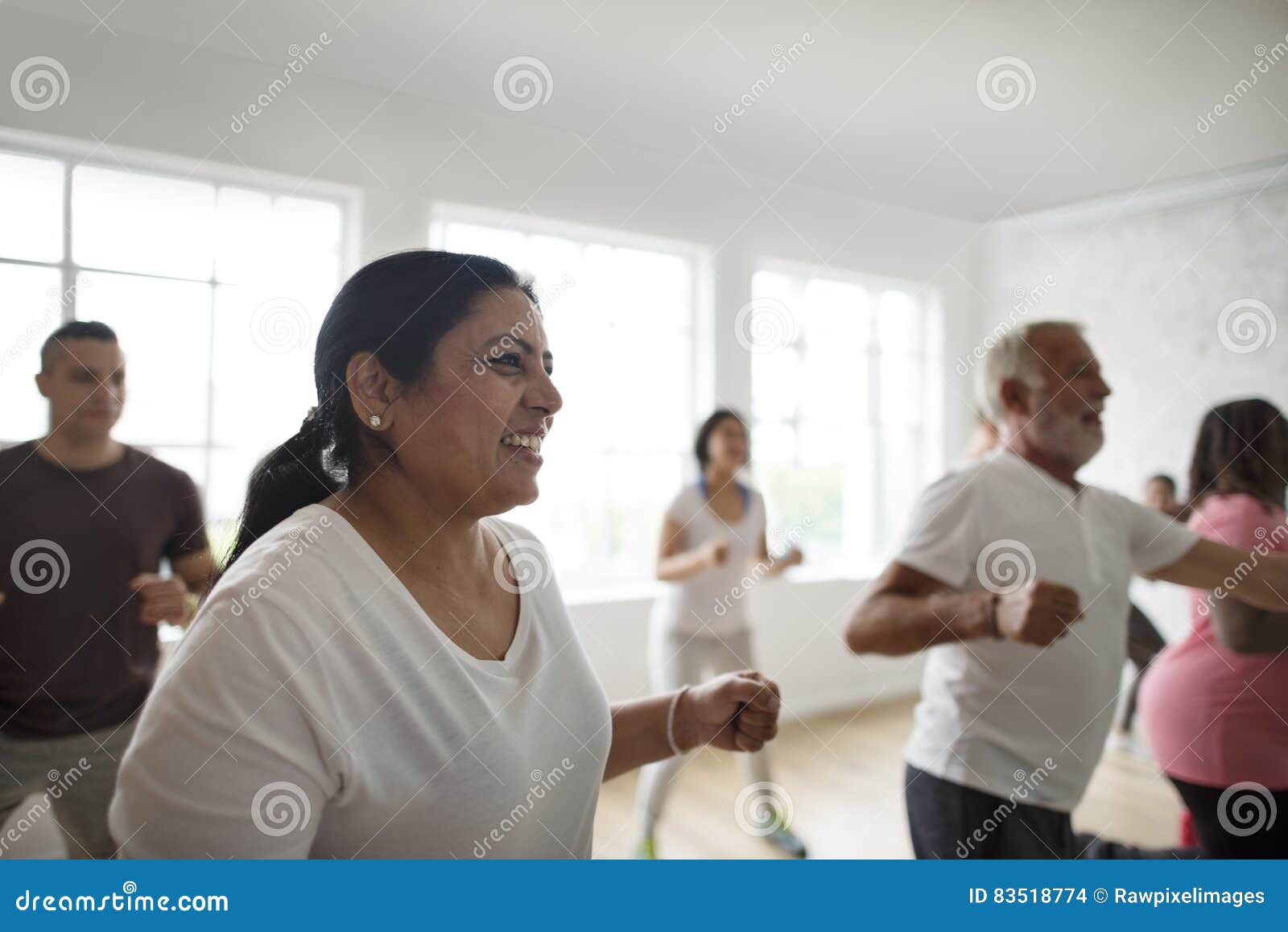 Diversity People Exercise Class Relax Concept Stock Photo - Image of ...