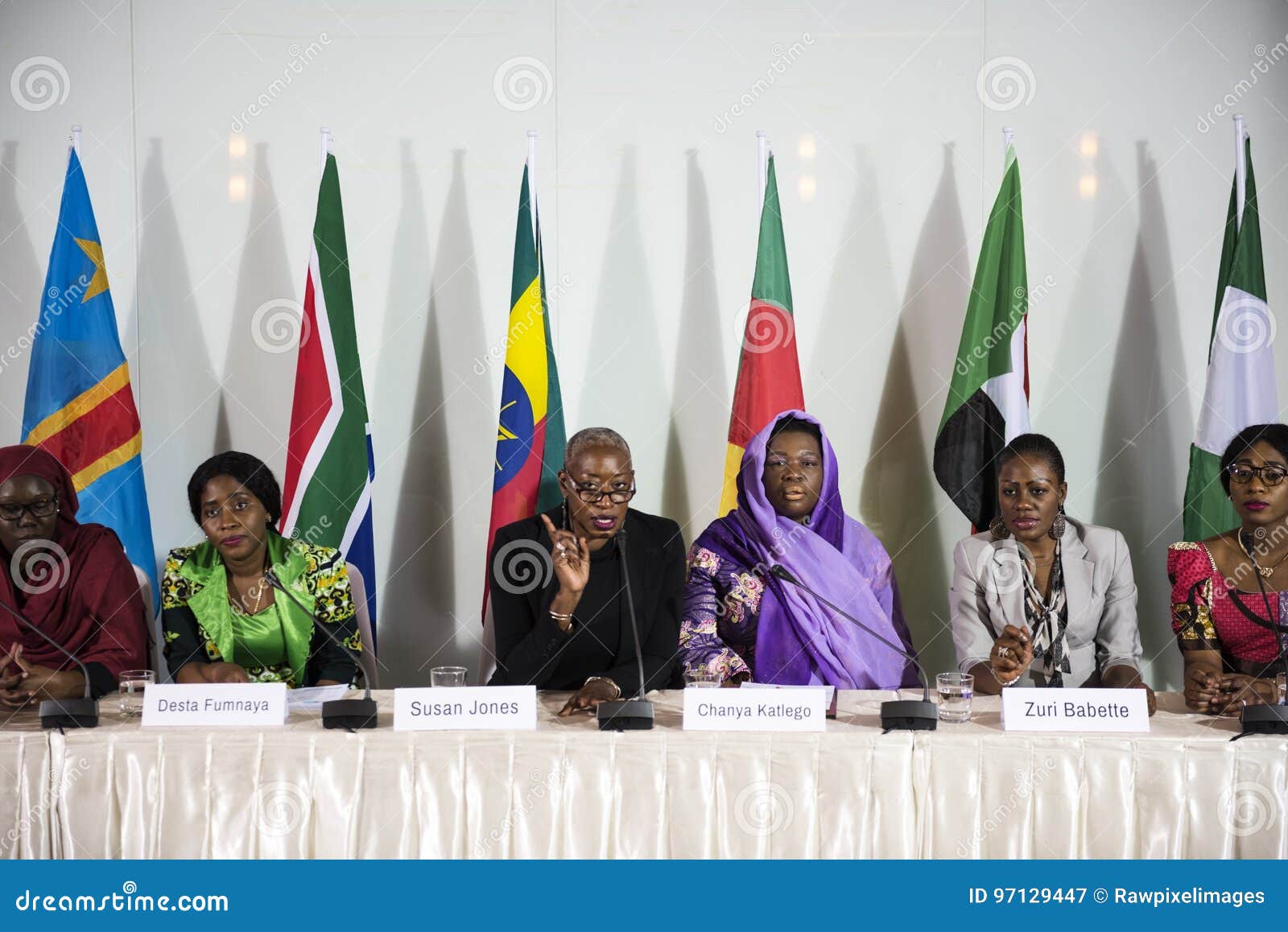 Diversity People Represent International Conference Partnership Stock ...