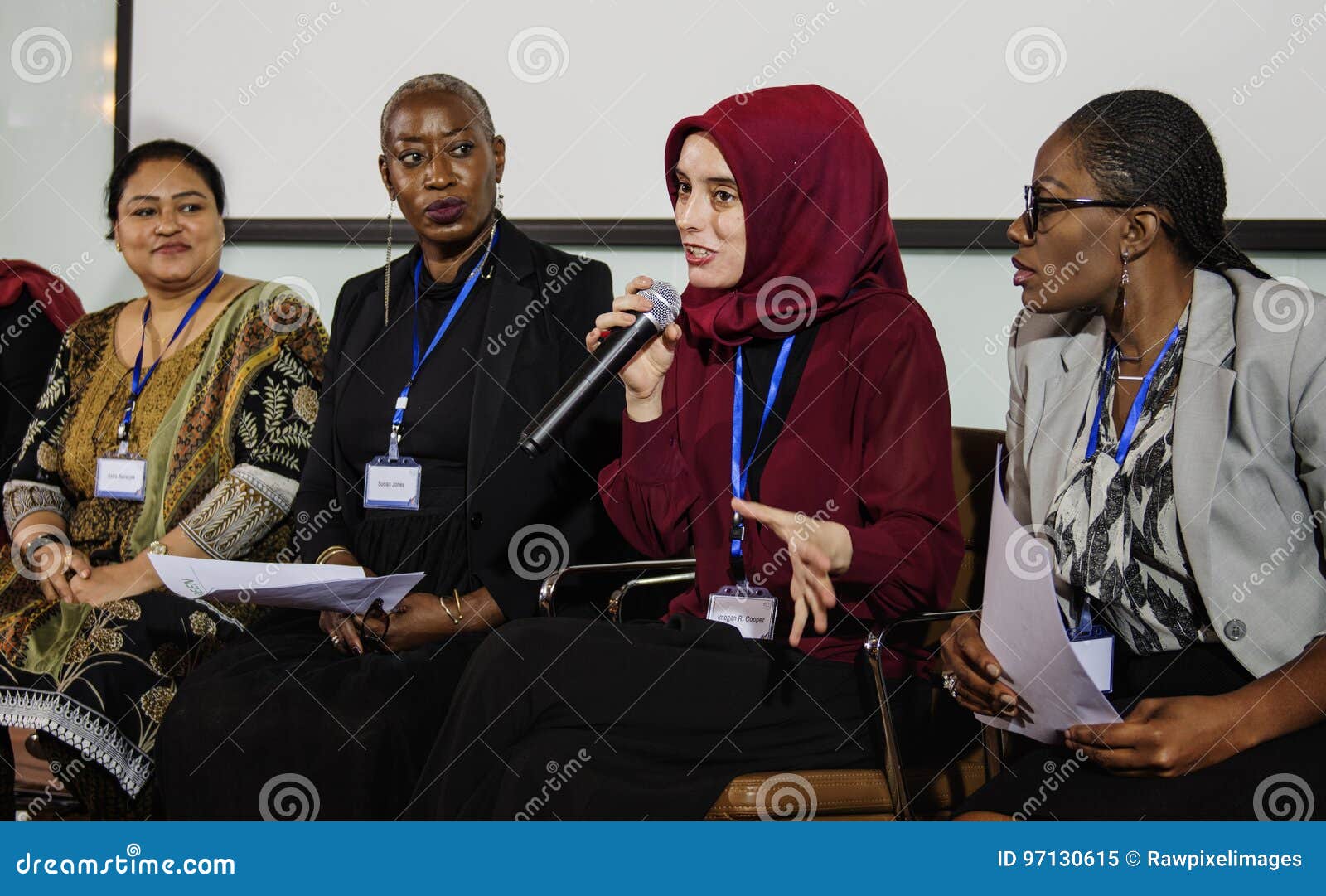 Diversity People Represent International Conference Partnership Stock ...