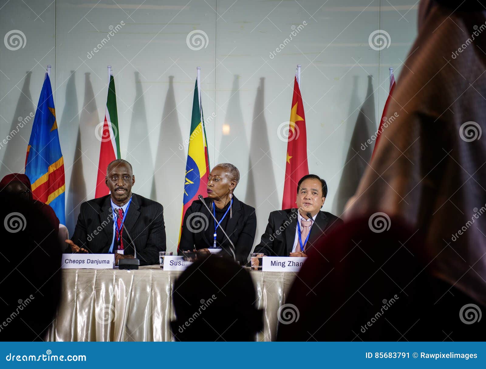 Diversity People Represent International Conference Partnership Concept ...