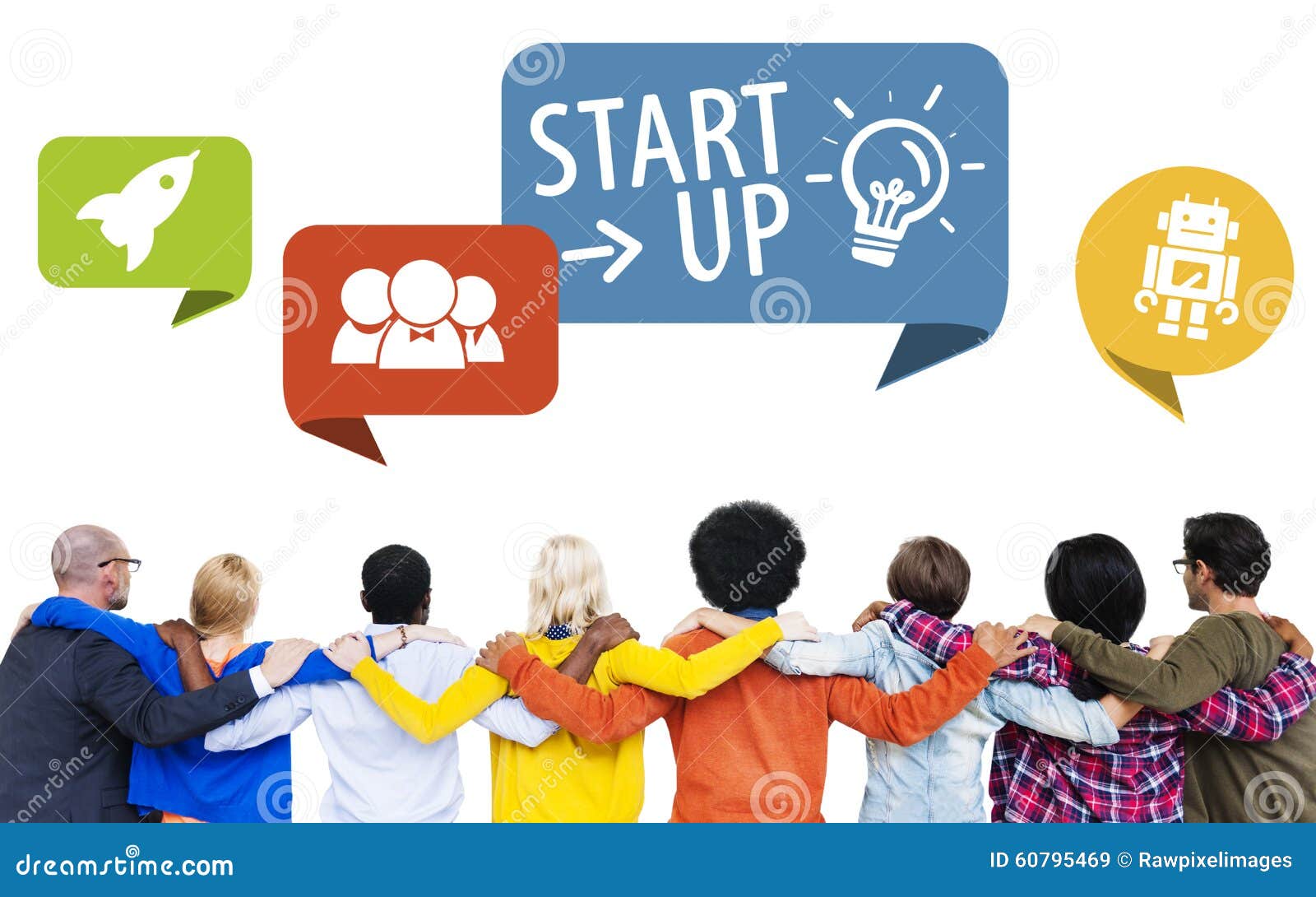 Teamwork And Friendship Royalty-Free Stock Photo | CartoonDealer.com ...