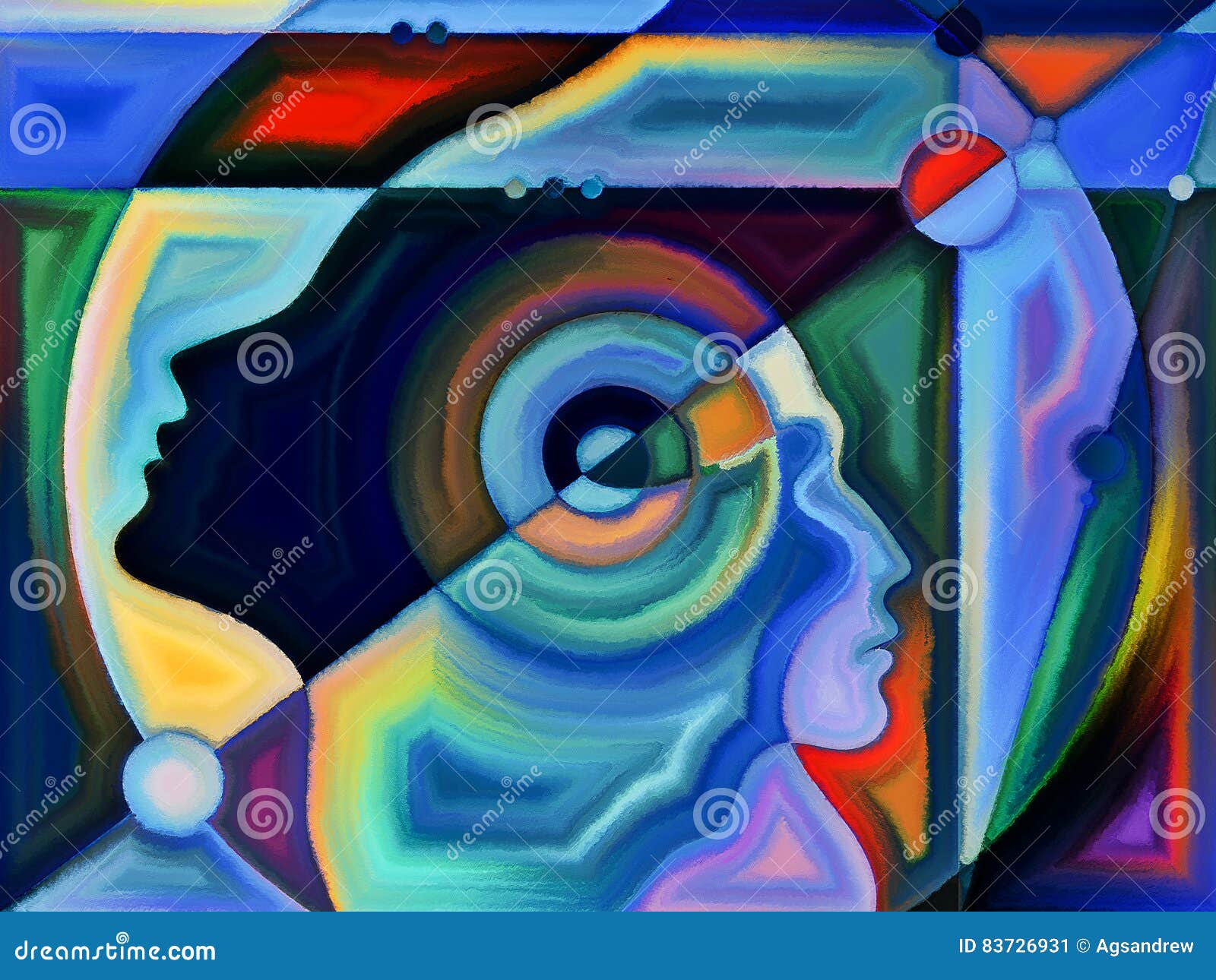 Diversity of Perception stock illustration. Illustration of feeling ...