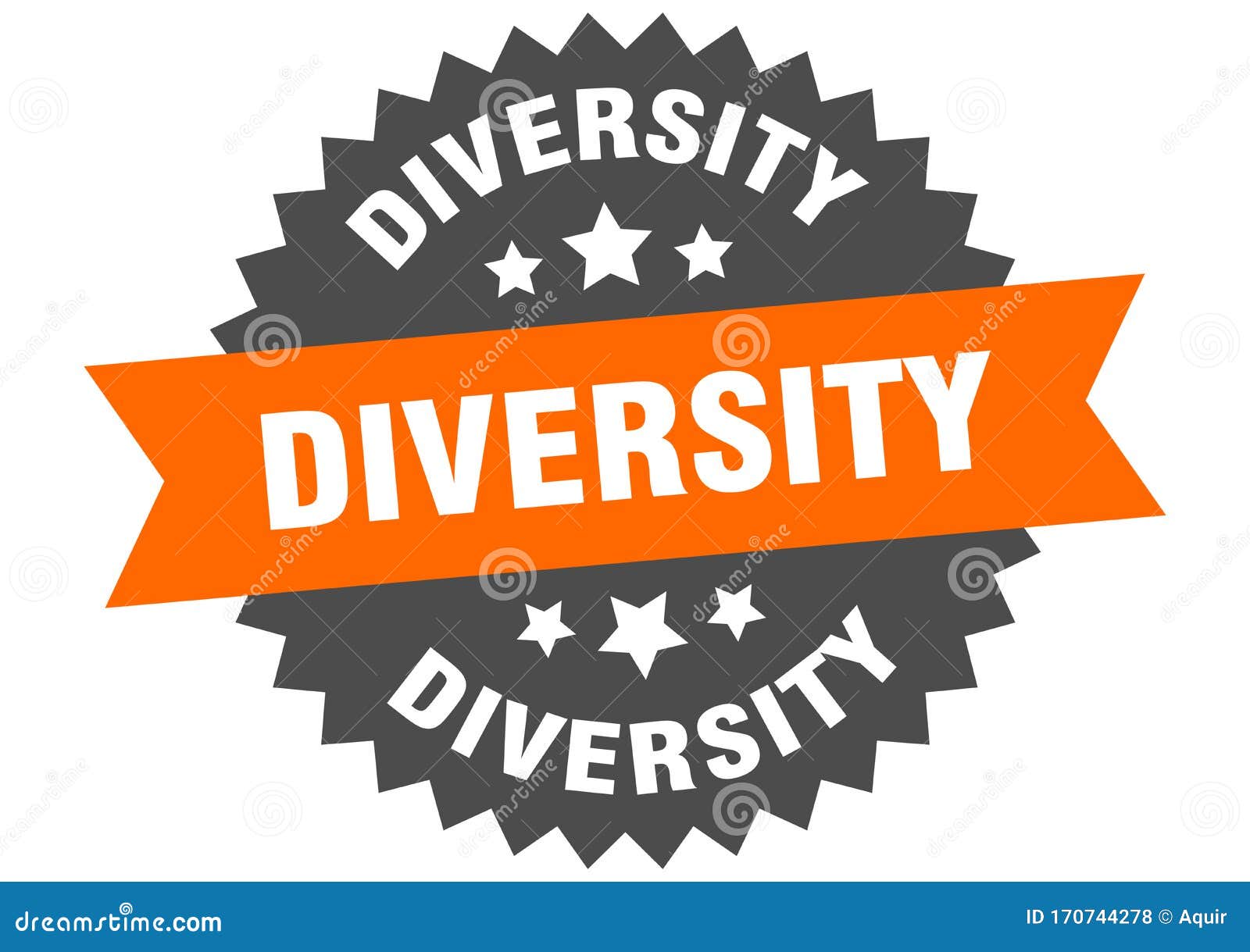 Diversity Sign. Diversity Circular Band Label. Diversity Sticker Stock ...
