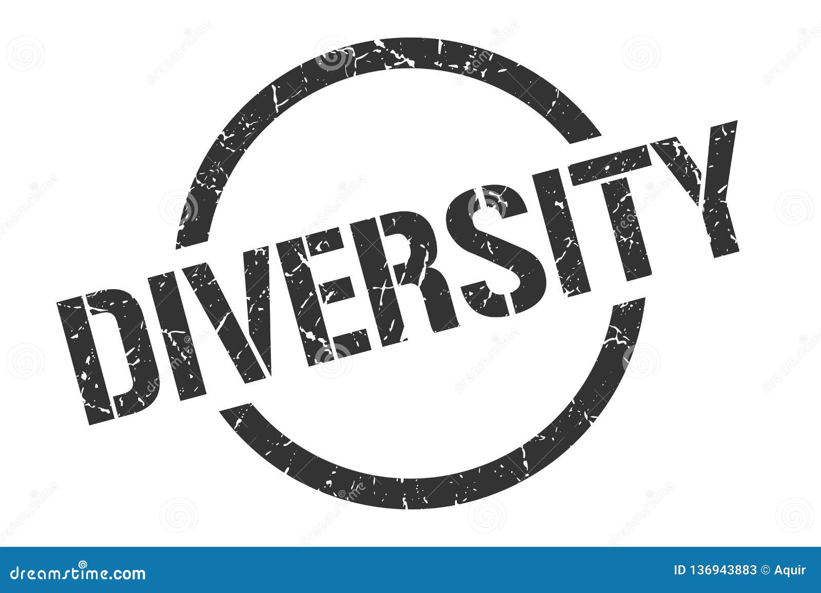 Diversity stamp stock vector. Illustration of diversity - 136943883