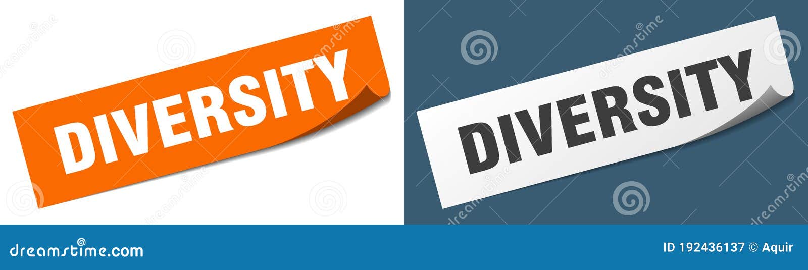 Diversity Sticker. Diversity Sign Set Stock Vector - Illustration of ...