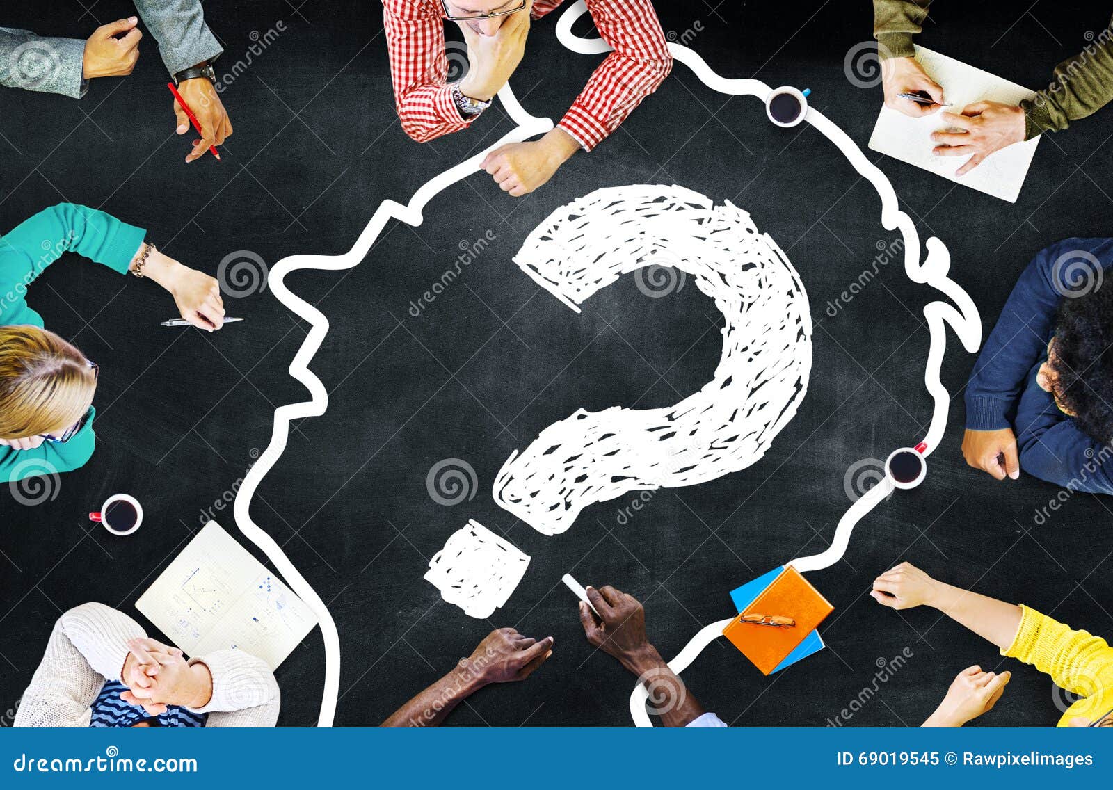 Diversity Team Planning Project Meeting Startegy Concept Stock Image ...