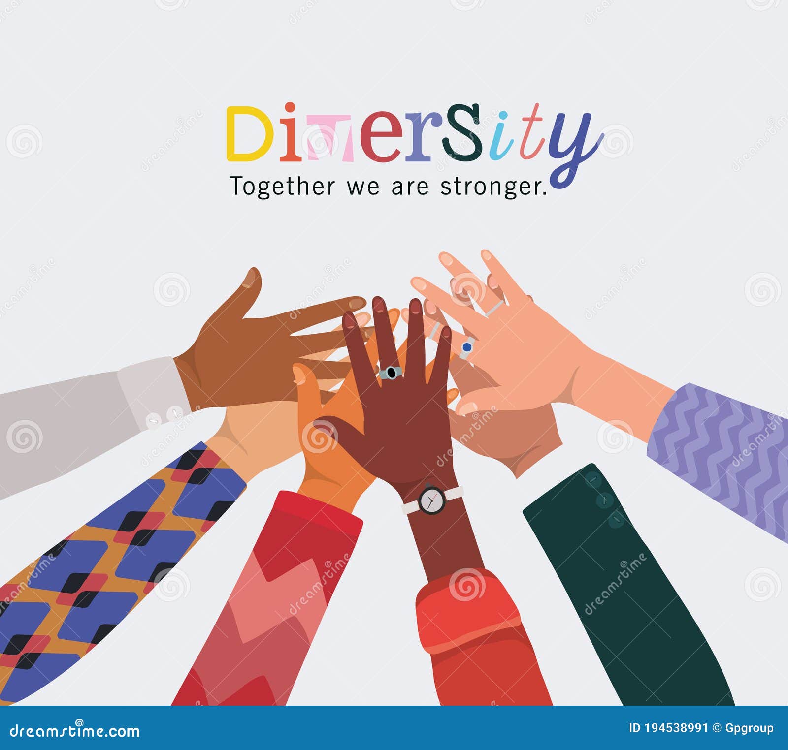 Diversity Of Hands Touching Each Other In Circle Vector Design ... Diversity Of Hands Touching Each Other In Circle Vector Design ...