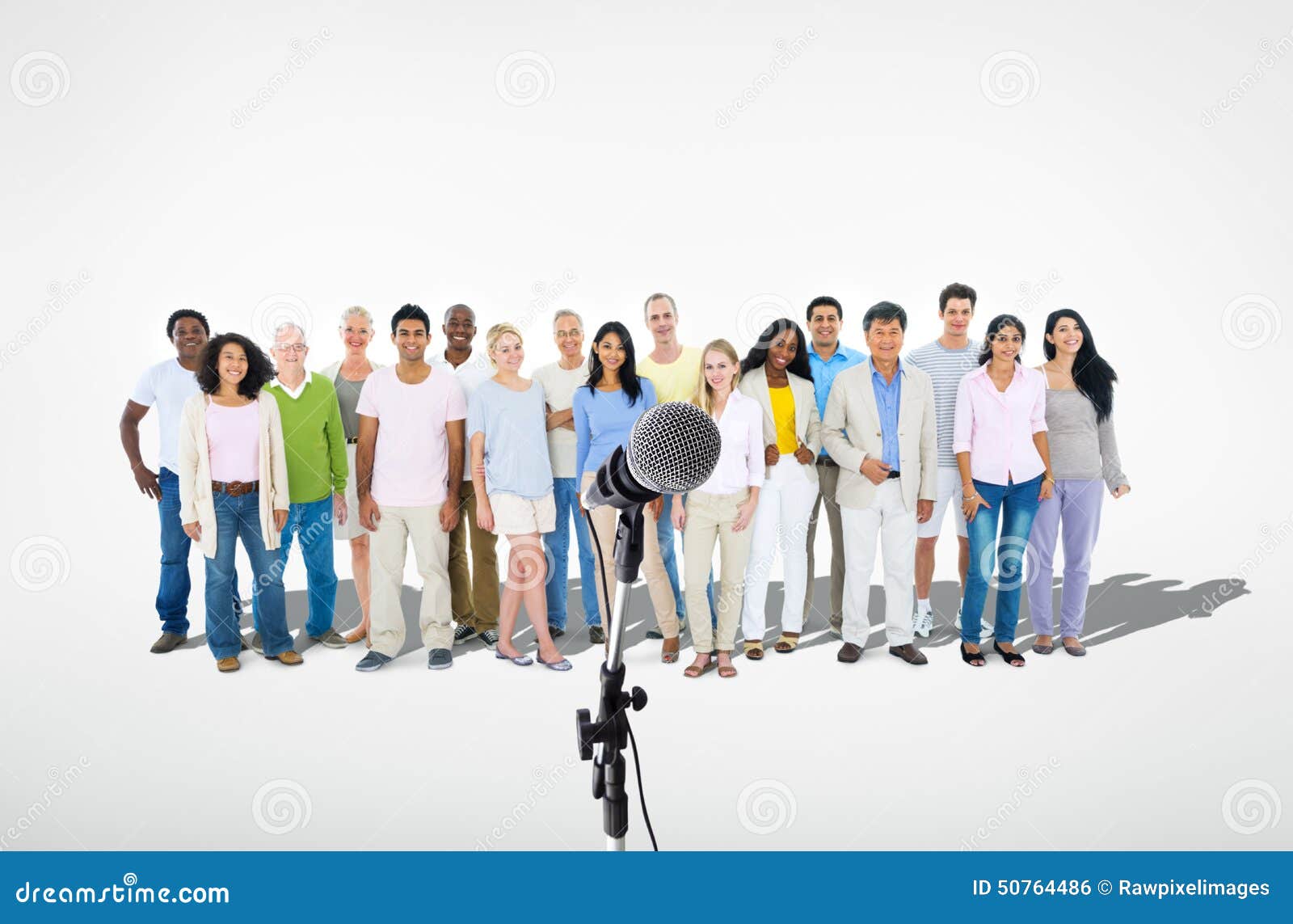 Diversity Variation Multi-ethnic Community Interview Concept Stock ...