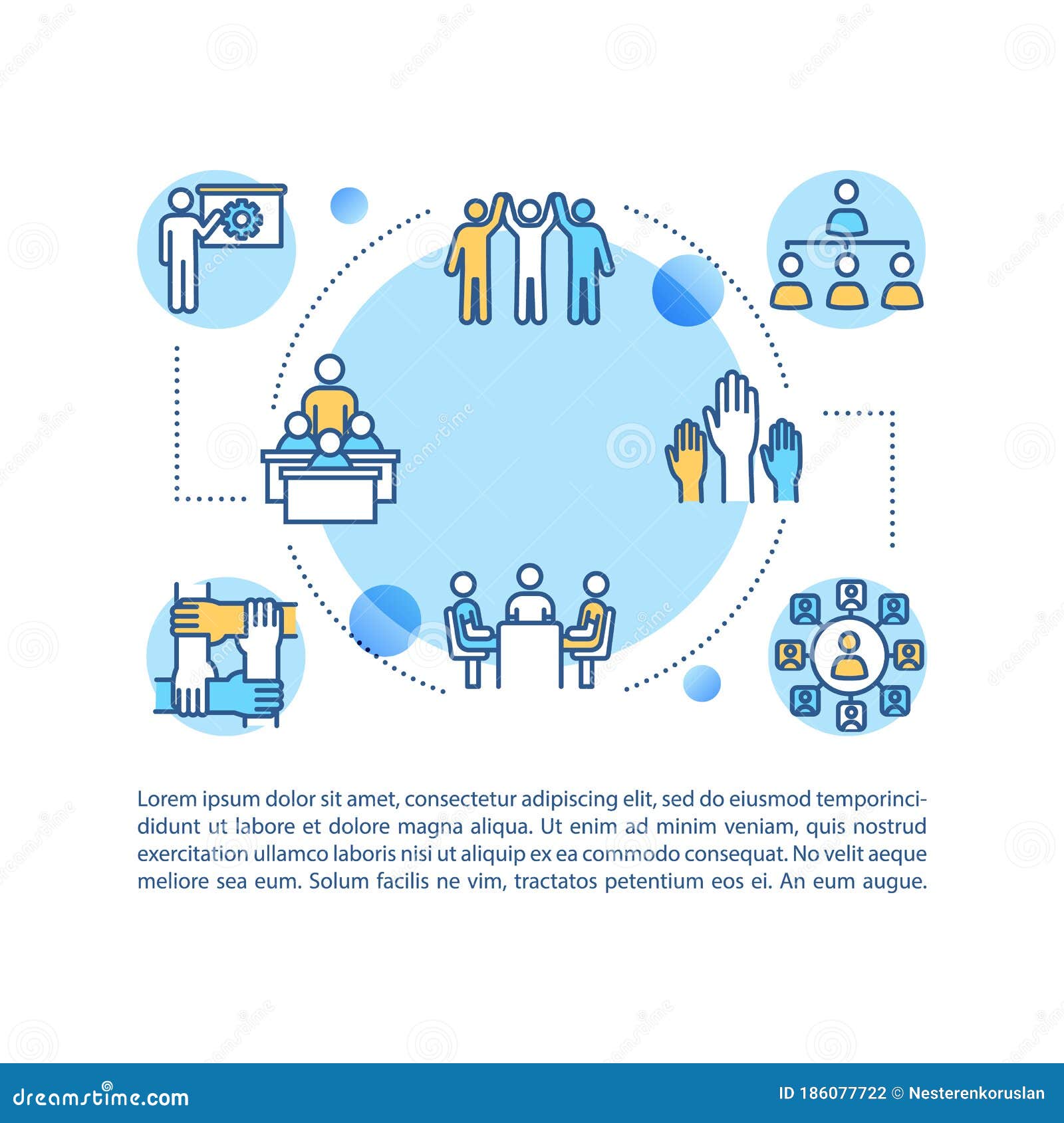 Diversity on Workplace Concept Icon with Text Stock Vector ...