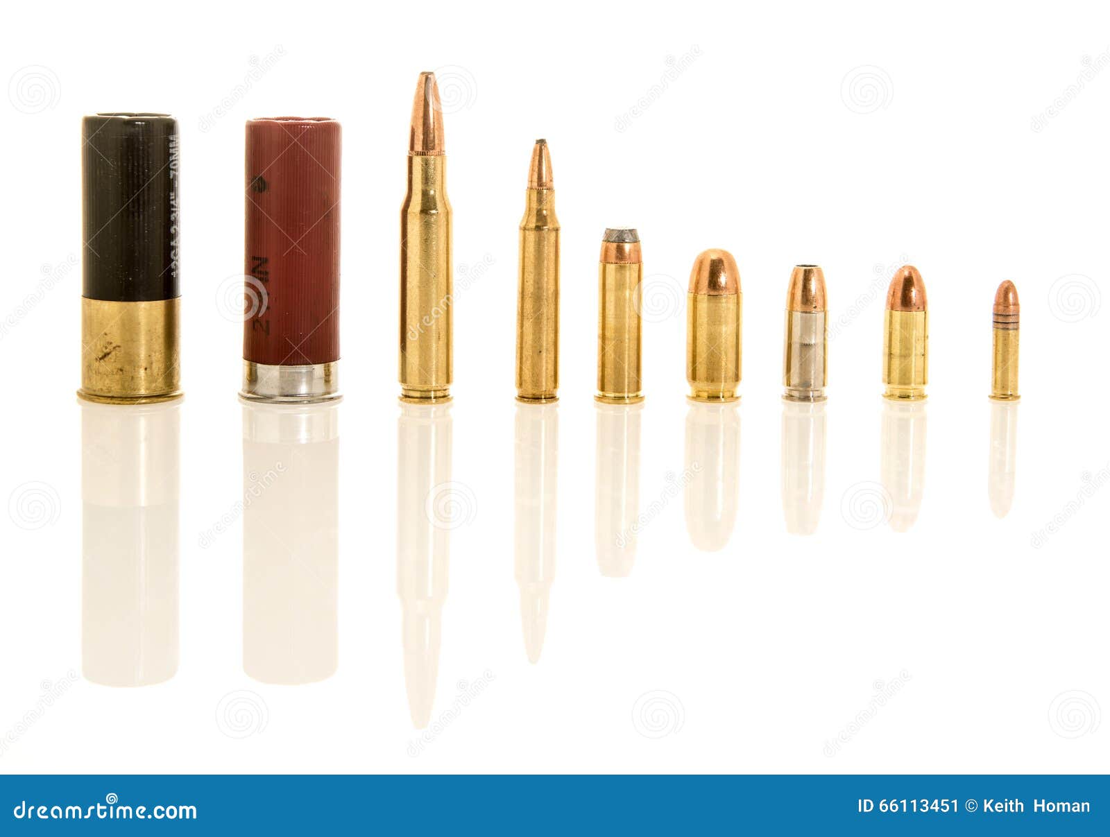 Diversos calibres de balas imagen de archivo. Imagen de imagen - 66113451