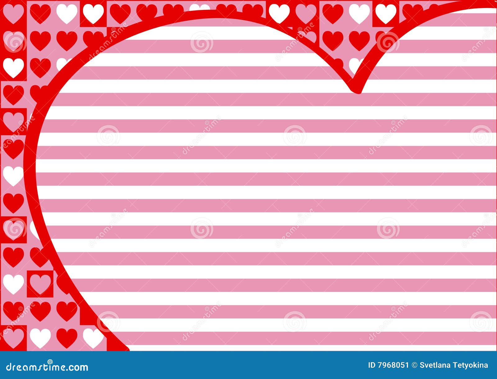 Diversos corazones y rayas ilustración del vector. Ilustración de ...