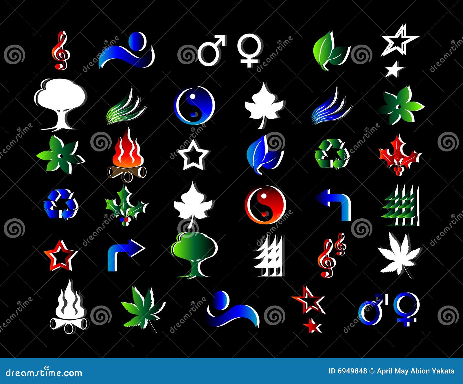 Diversos iconos en negro stock de ilustración. Ilustración de flechas ...