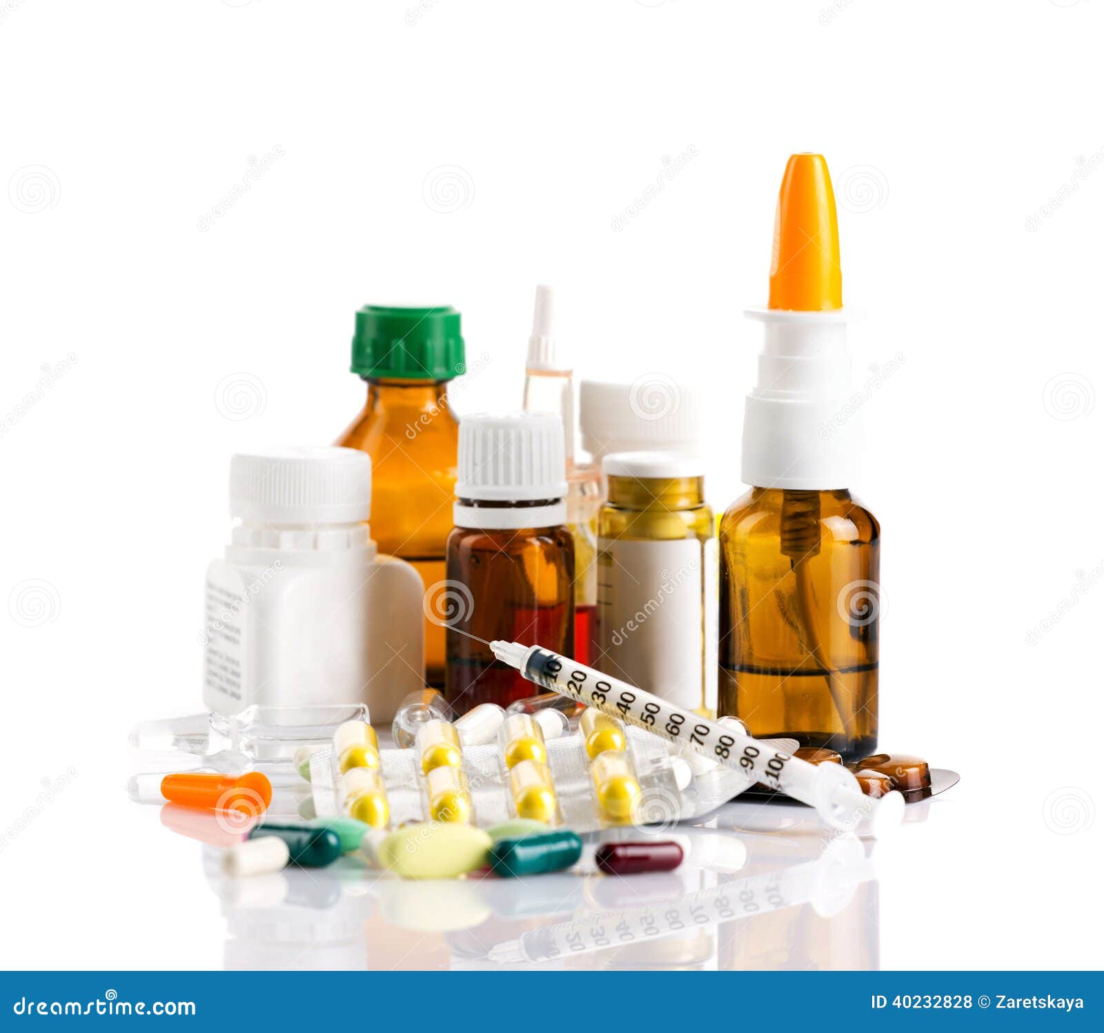 Diversos medicamentos foto de archivo. Imagen de médico - 40232828