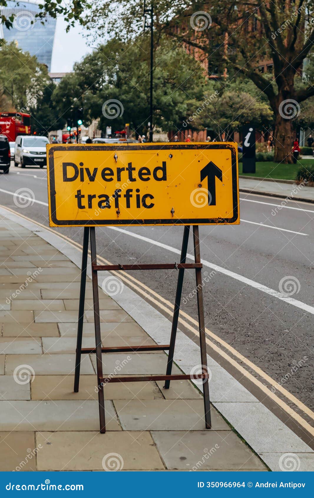 Diverted Traffic Sign Board Stock Photography | CartoonDealer.com ...