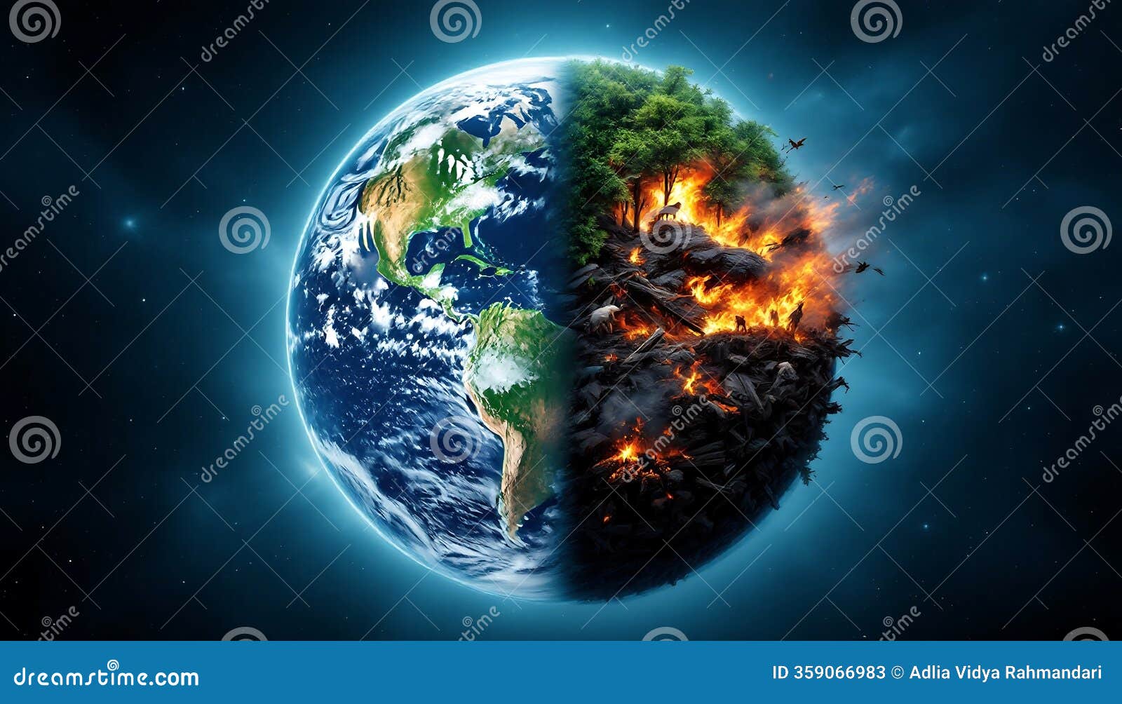 A Divided Planet: a Visual Depiction of Environmental Crisis and Global ...