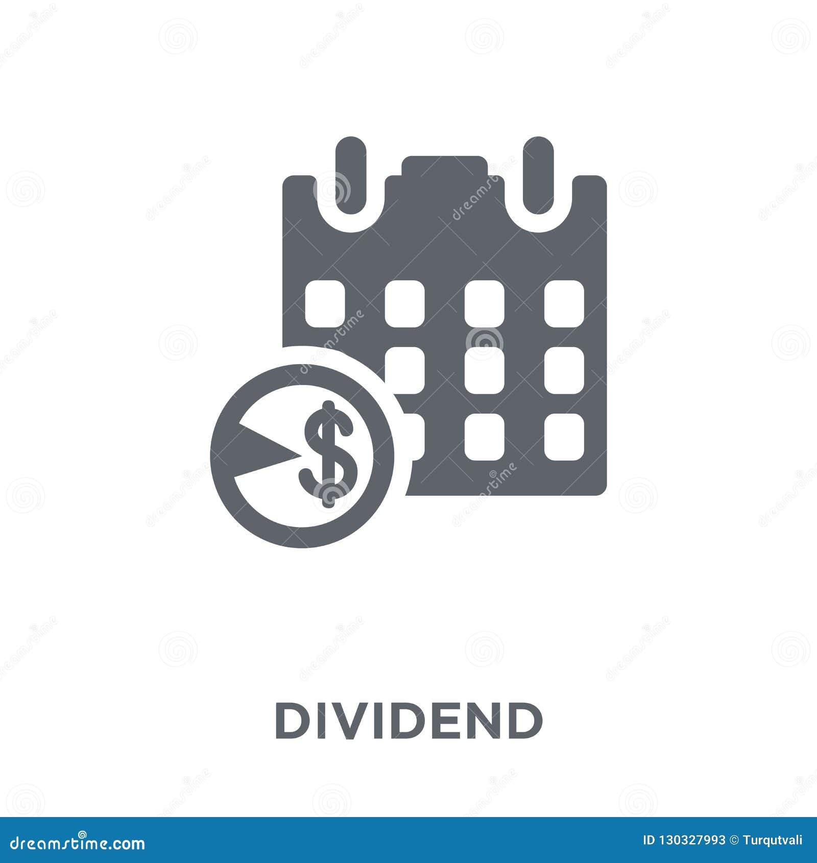 Dividend Icon from Dividend Collection. Stock Vector - Illustration of ...