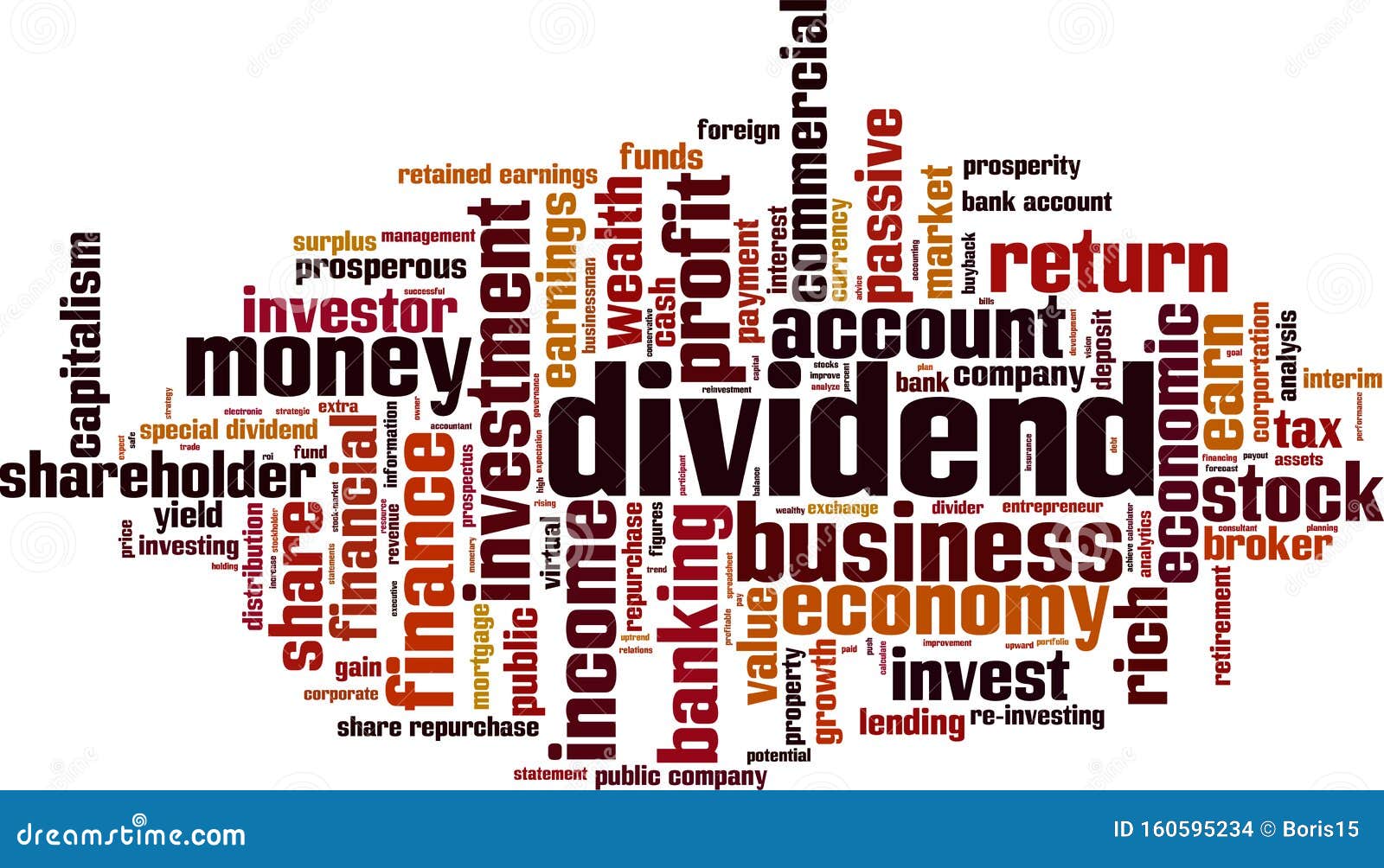 Dividend Revenue Illustration With A Man Signing Paperworks And Folder ...