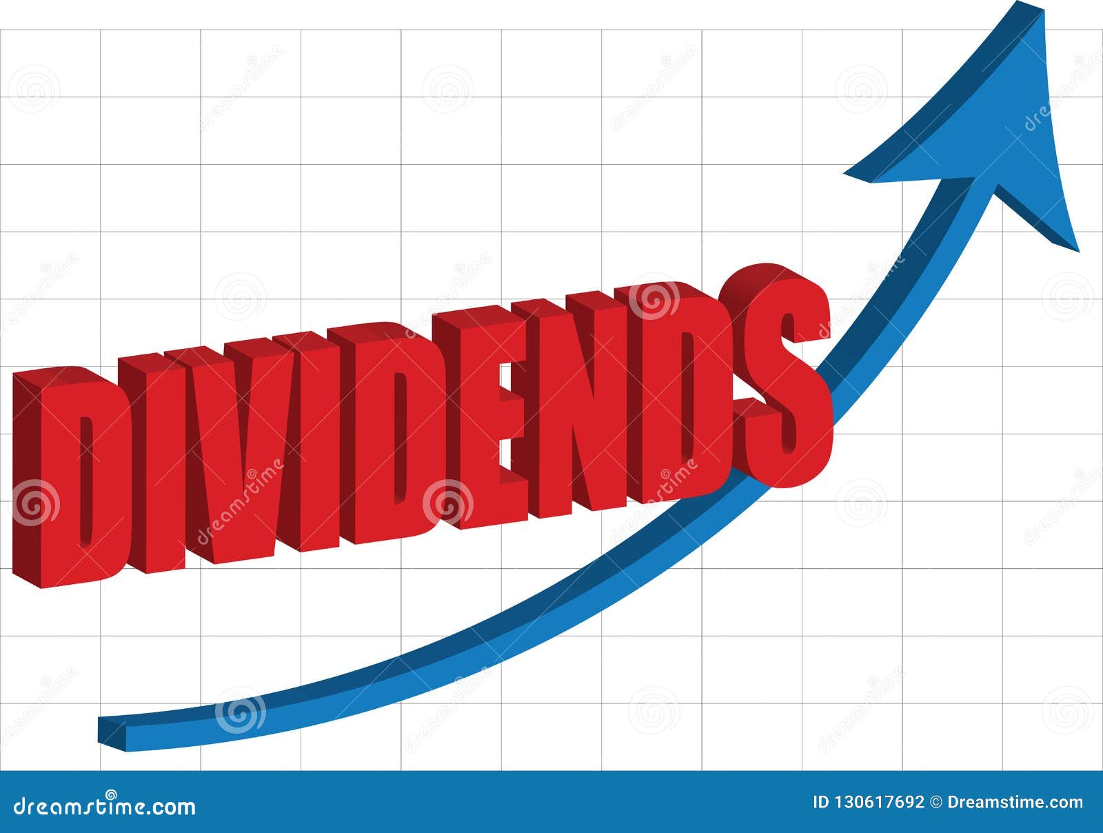 Dividends stock vector. Illustration of money, shares - 130617692