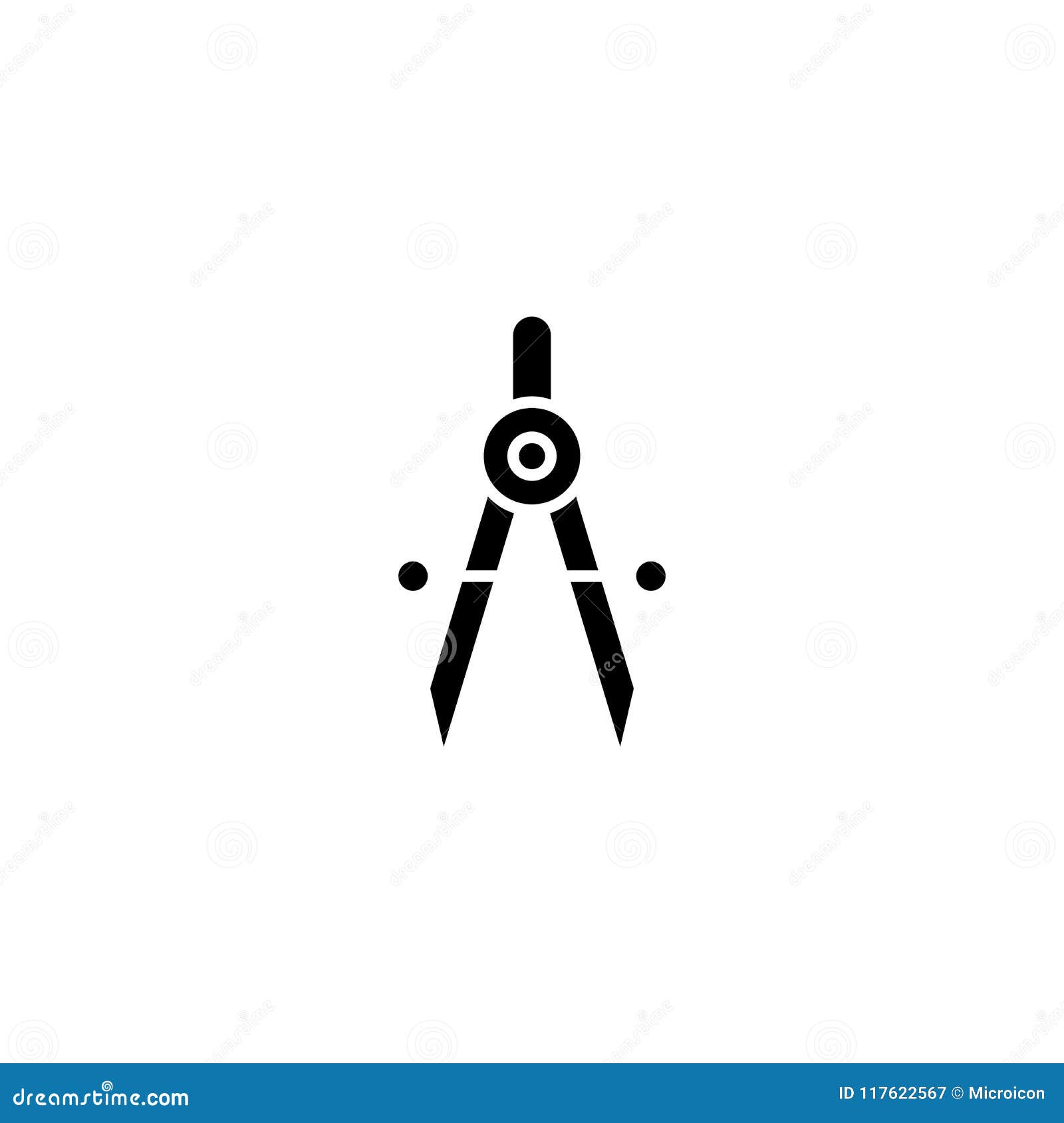 Divider Black Icon Concept. Divider Flat Vector Symbol, Sign ...