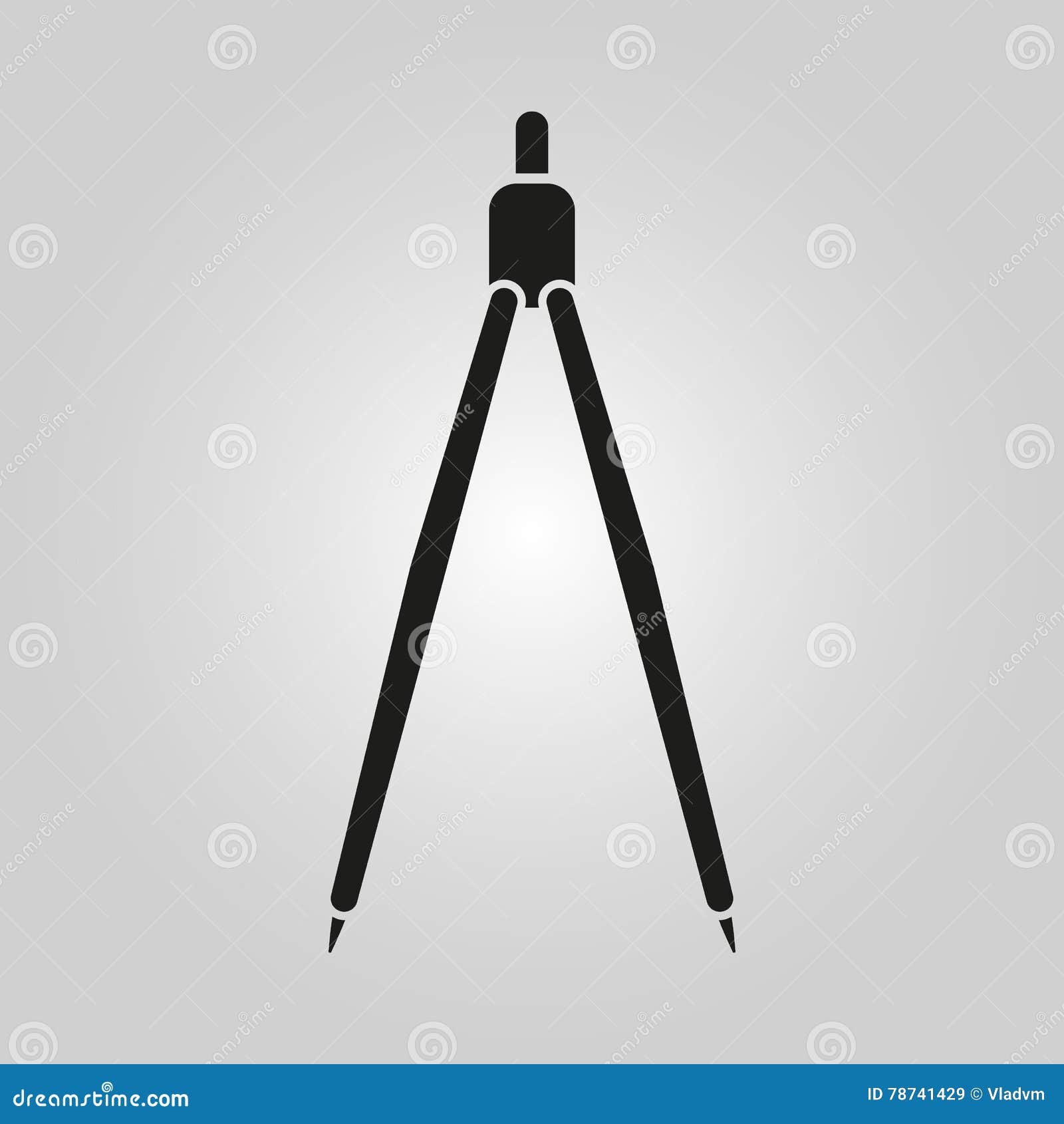 The Divider icon stock vector. Illustration of architect - 78741429