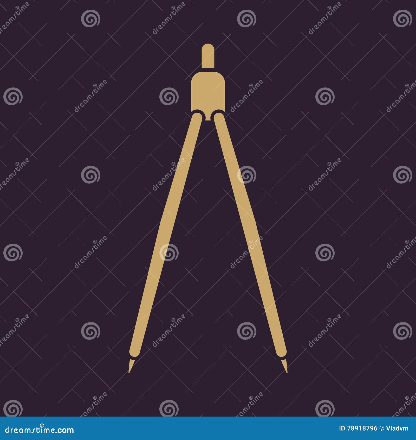 The Divider icon stock vector. Illustration of drawing - 78918796