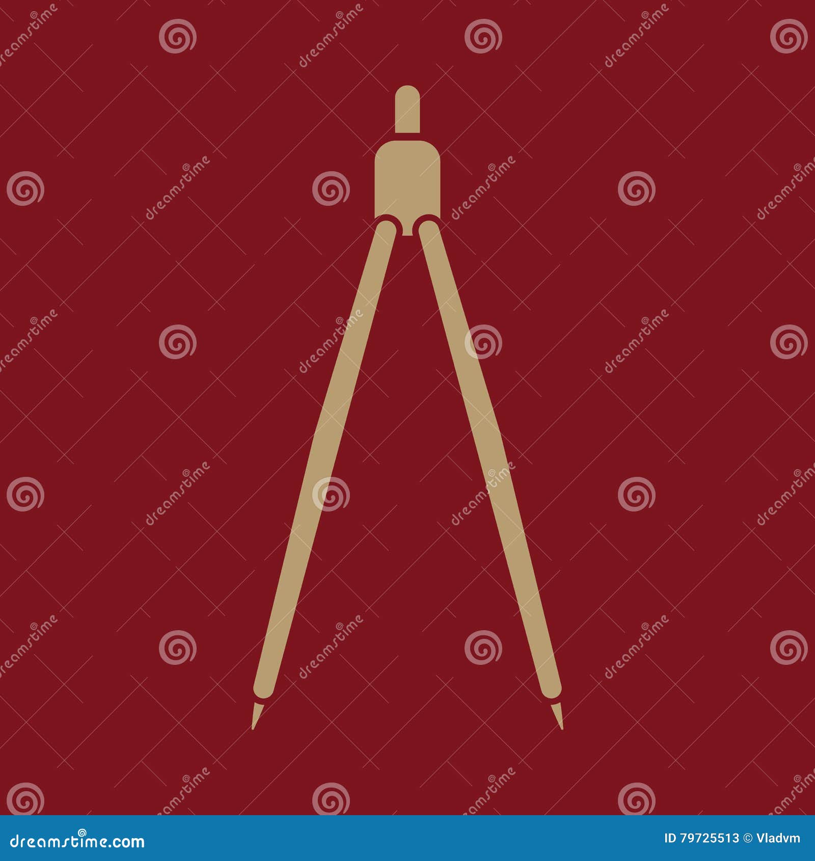 The Divider icon stock vector. Illustration of circle - 79725513