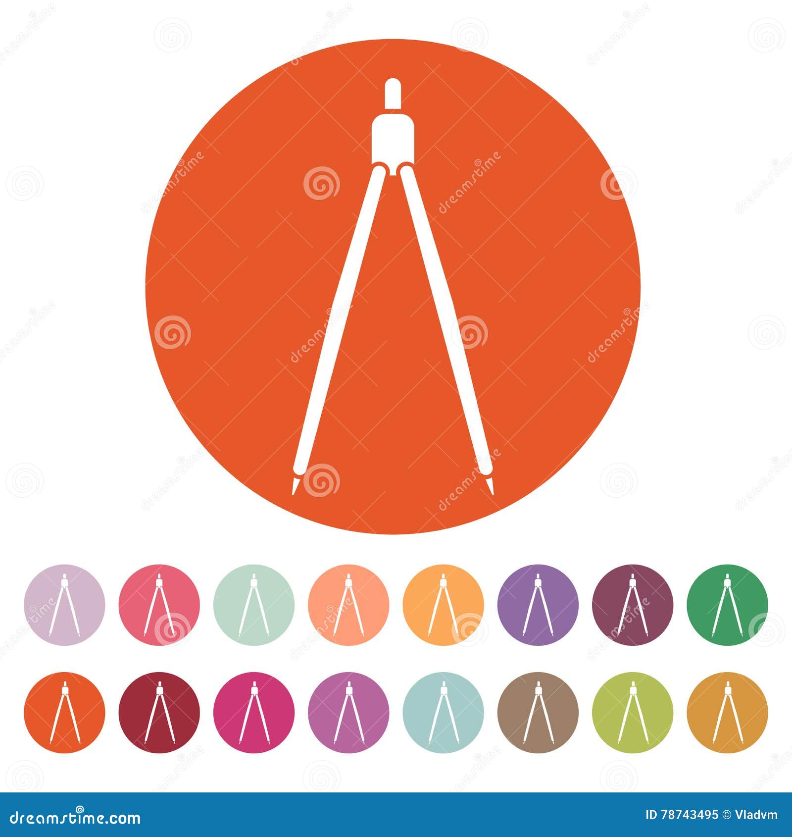 The Divider icon stock vector. Illustration of paper - 78743495