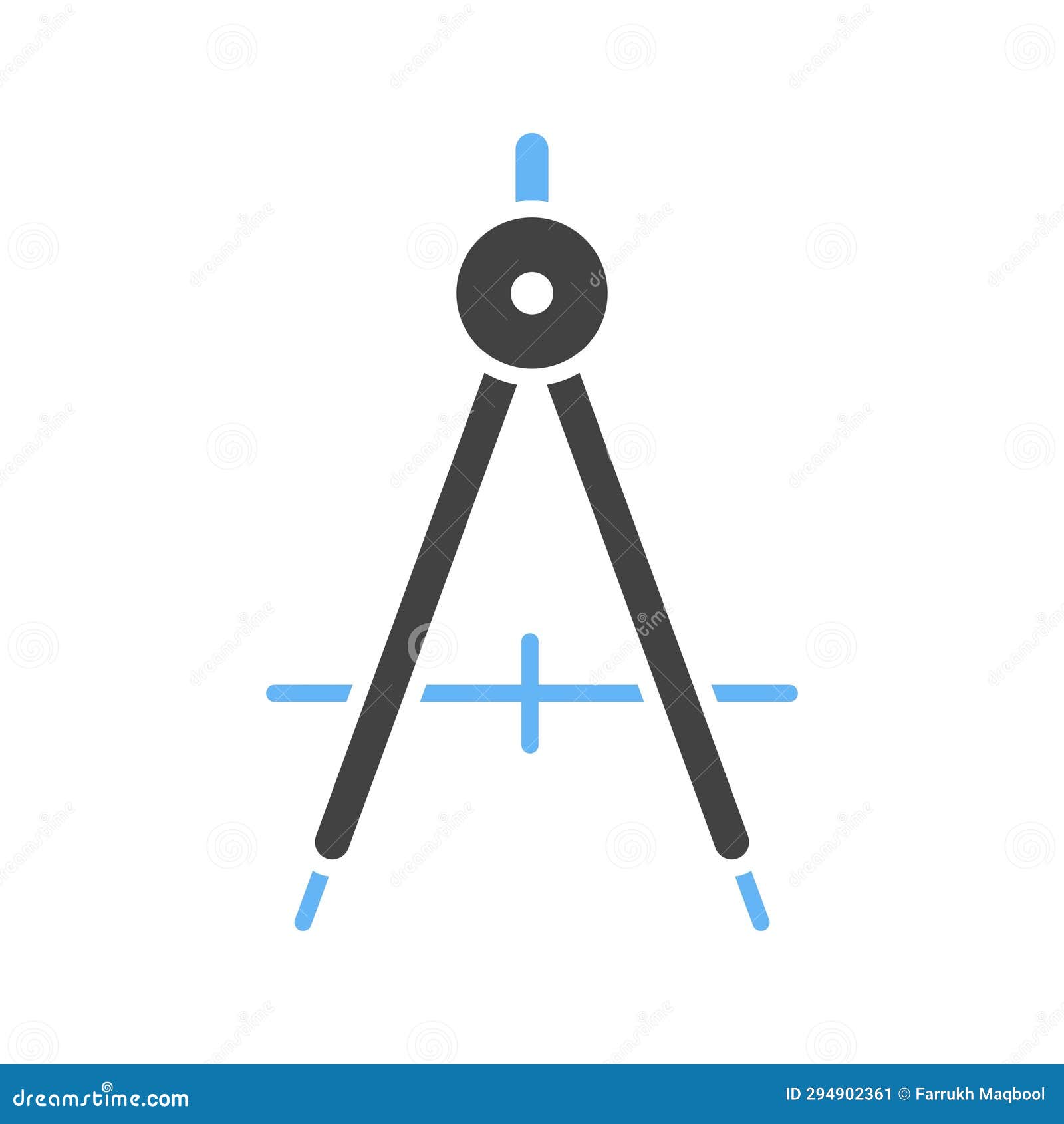 Divider Icon Vector.surveyor And Geometry,engineer,architect,school ...