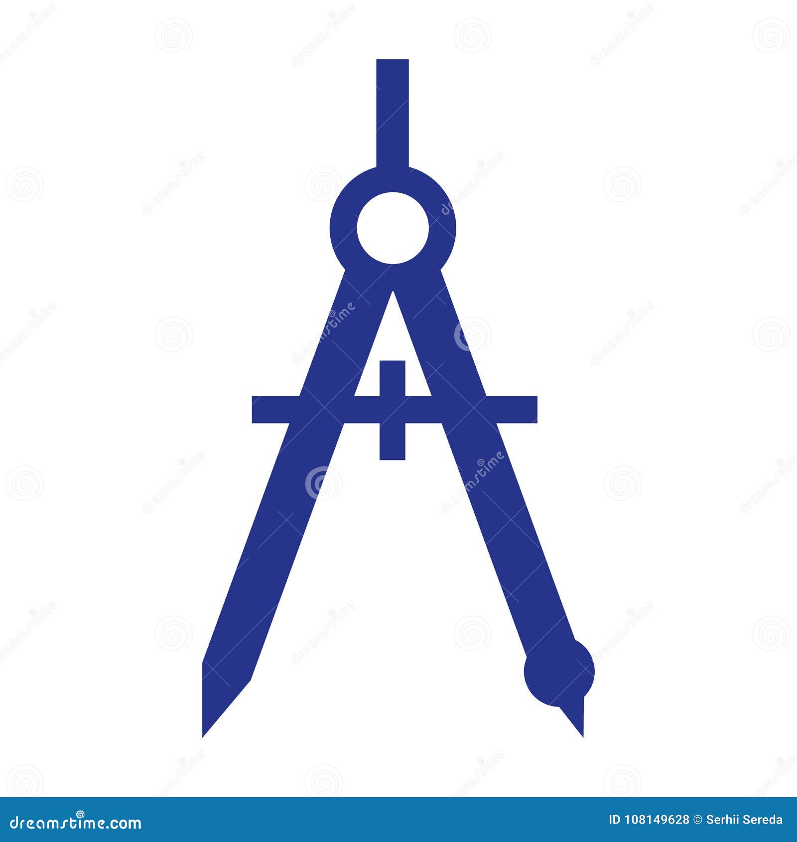 Divider Icon on White Background. Stock Illustration - Illustration of ...