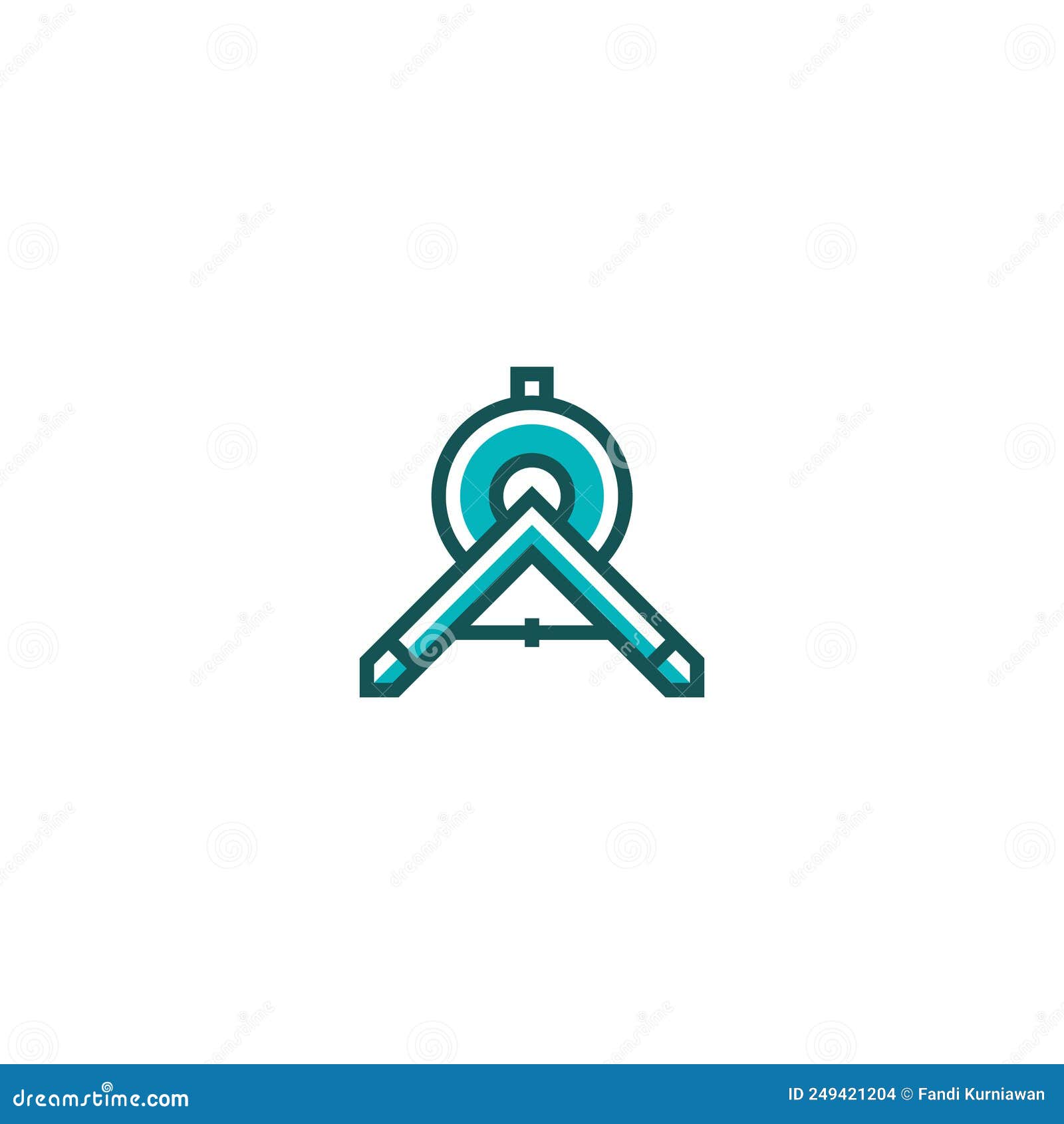 Divider Line Icon. Linear Style Sign for Mobile Concept and Web Design ...