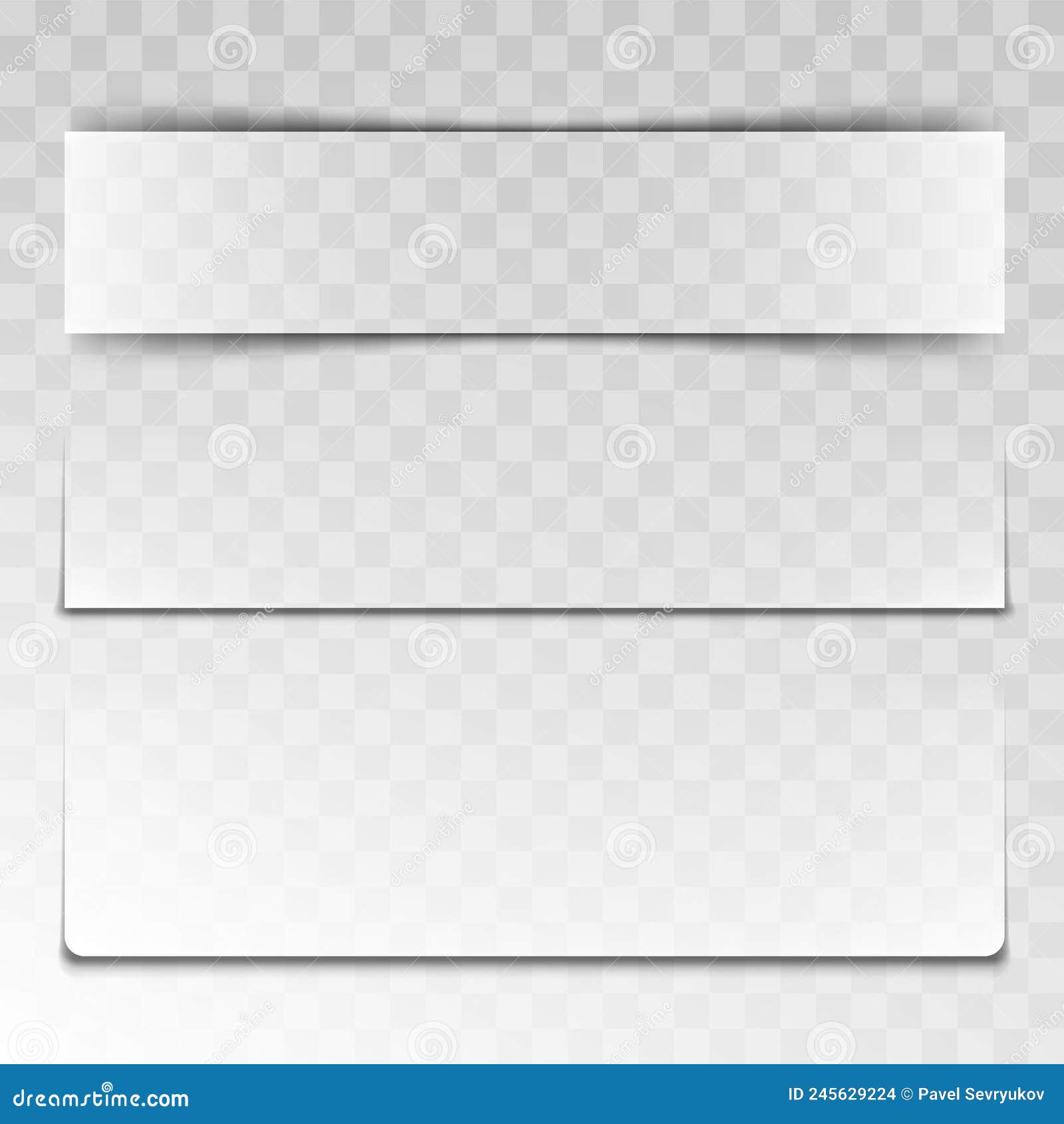 Divider Shadow Lines. Divider Of Paper With Shadows. Box For Web Page ...