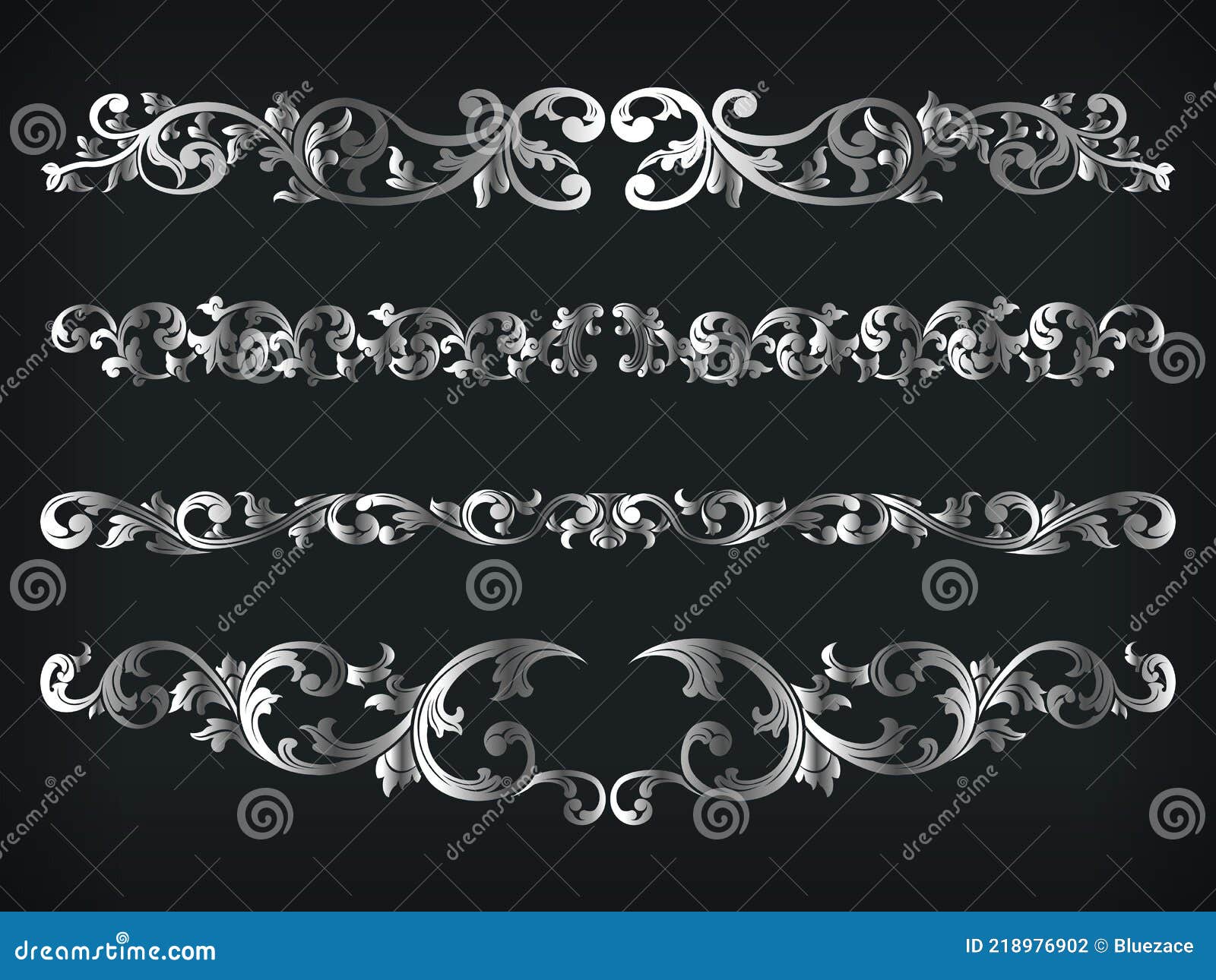 Victorian Line-work Border Royalty-Free Illustration | CartoonDealer ...