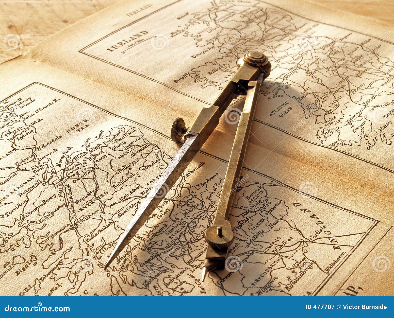 Dividers On A Map Royalty-Free Stock Photography | CartoonDealer.com ...