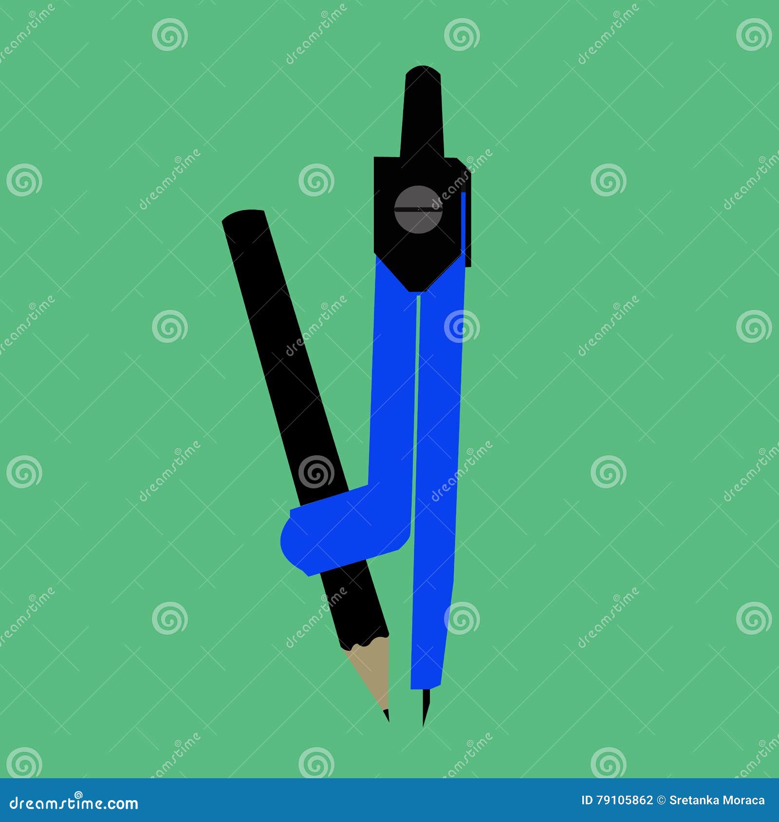 Dividers Icon . Single Education Icon from the Big School. Stock Vector ...