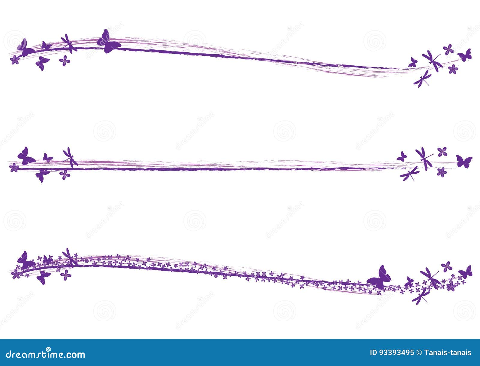 Purple Swirl Divider