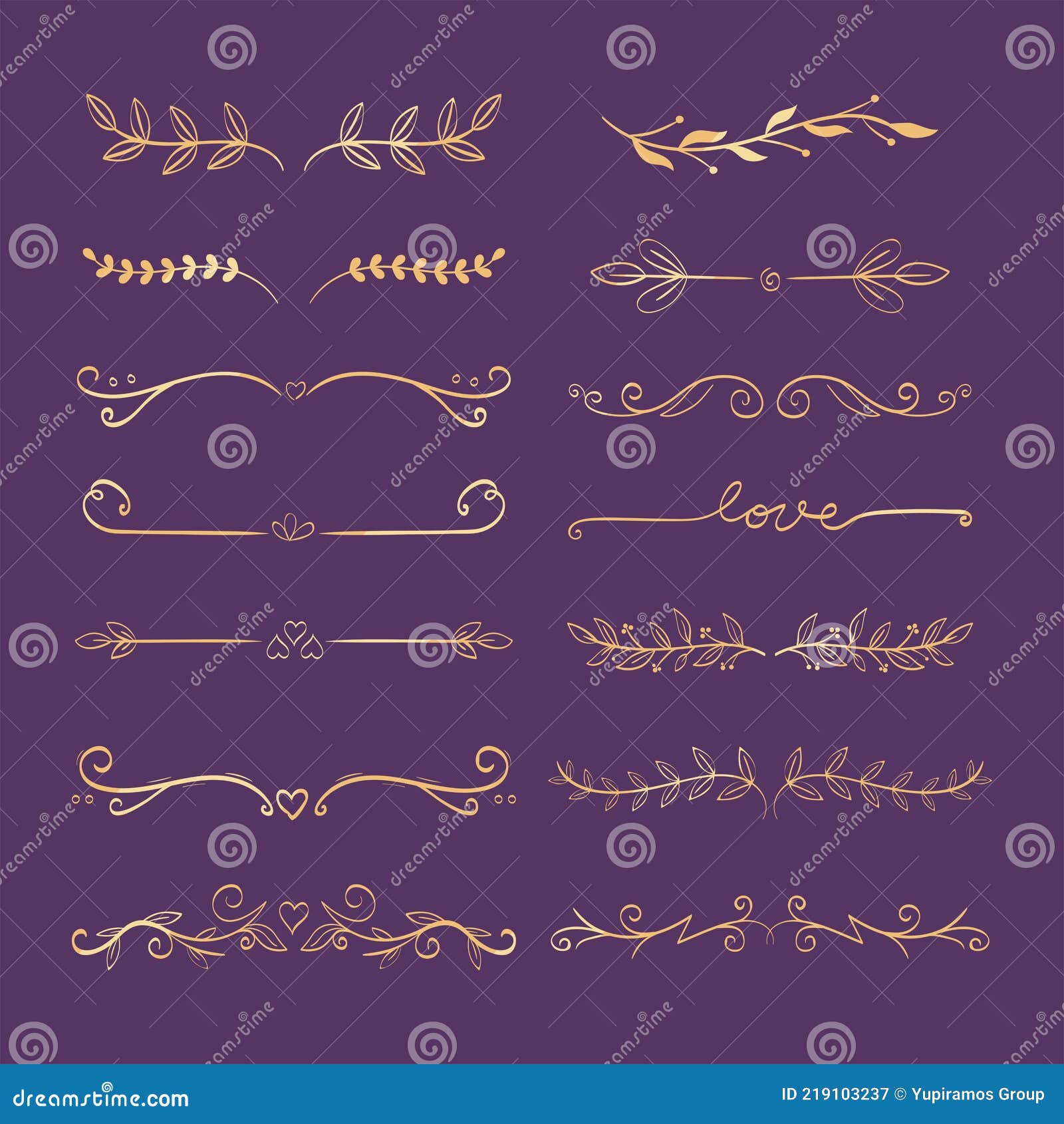 Dividers Separators Elegant Stock Vector - Illustration of dividers ...