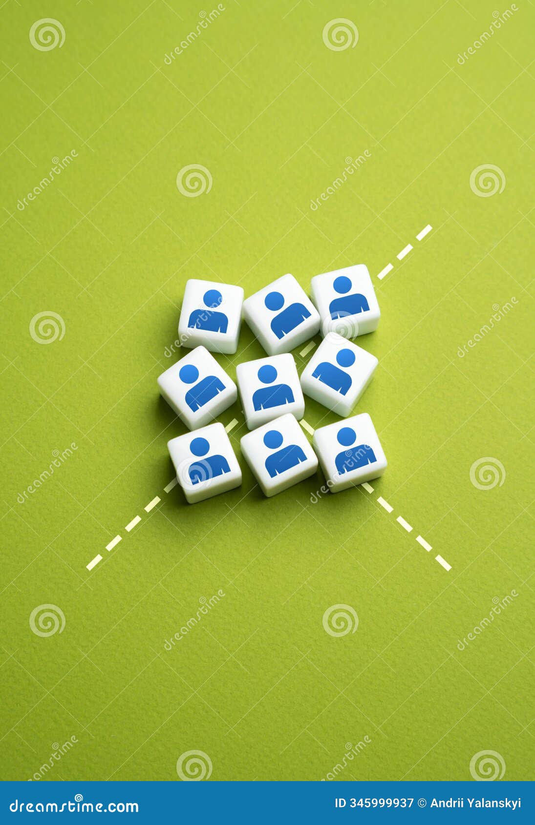 Dividing the Group into Teams. Reorganize the Group S Work Stock Image ...