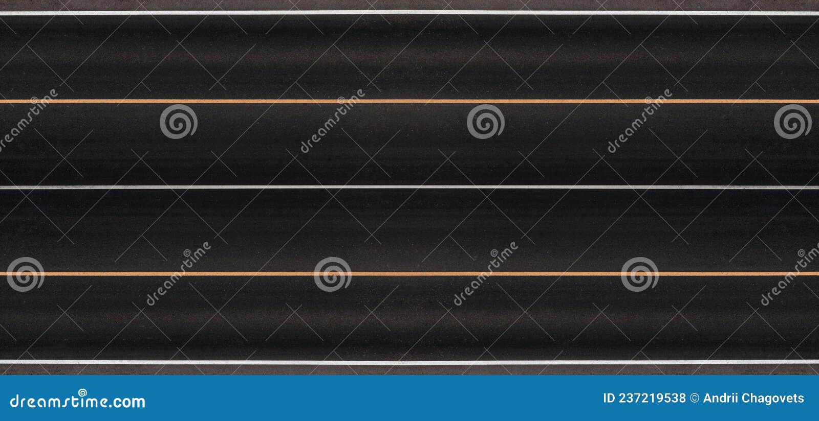 Dividing Lanes on the Freeway: Texture of the New Asphalt Track, Top ...